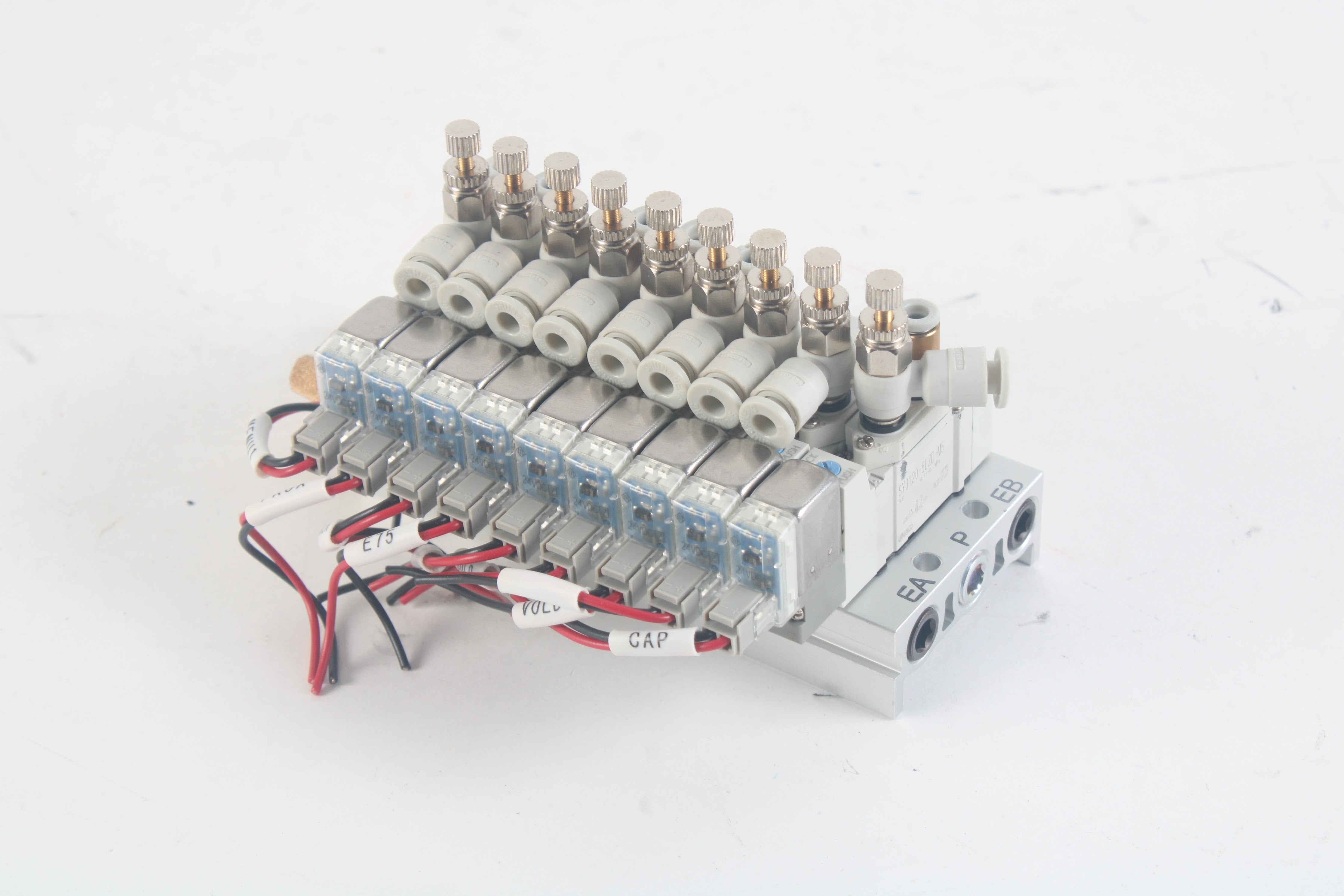 SMC 10x SY3120-5LZD-M5 Solenoid Air Valve With Manifold – NTC Tech