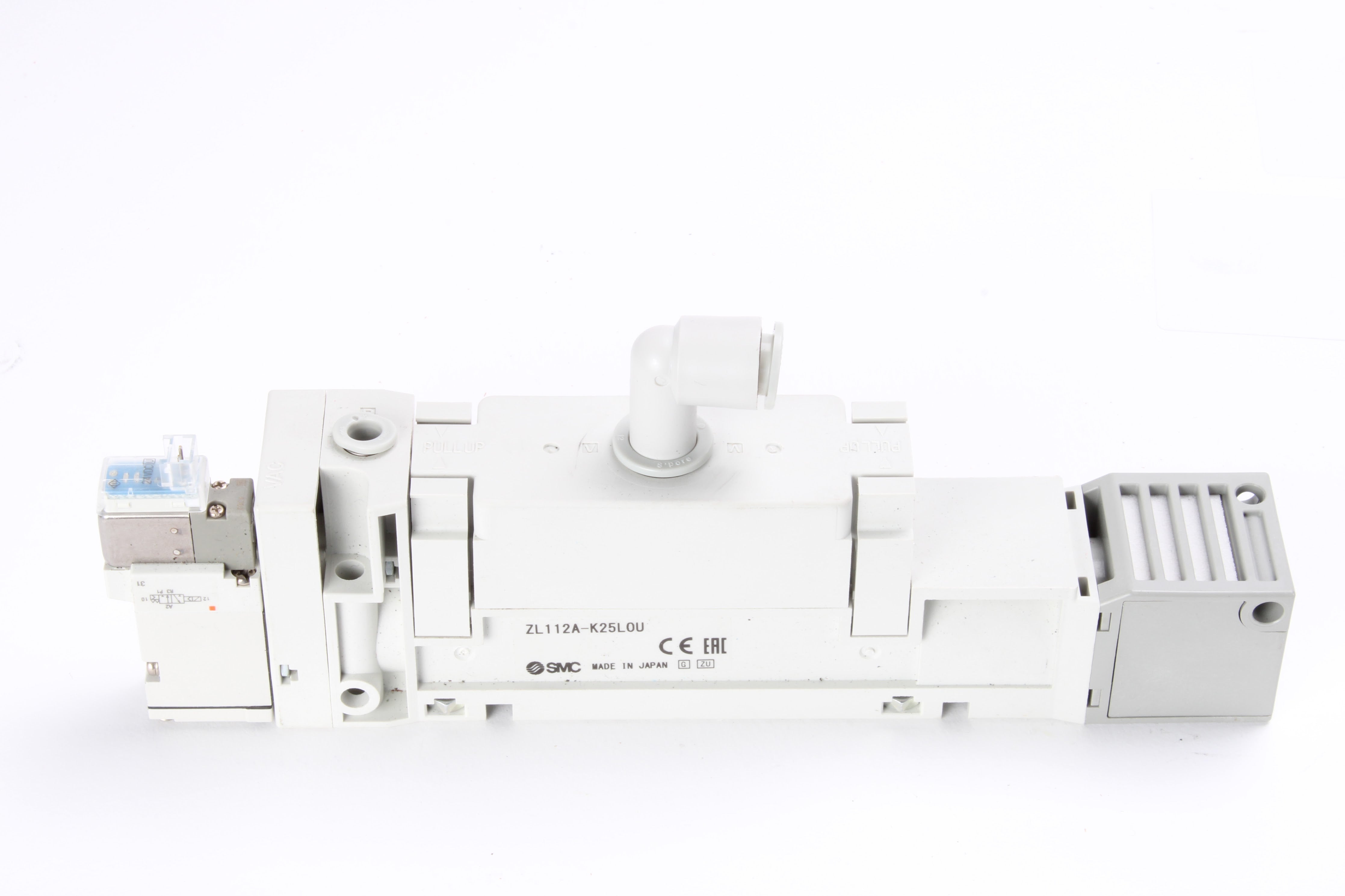SMC ZL112A-K25LOU Multi-Stage Ejector With SMC SYJ514-5LOU-Q Solenoid – NTC Tech