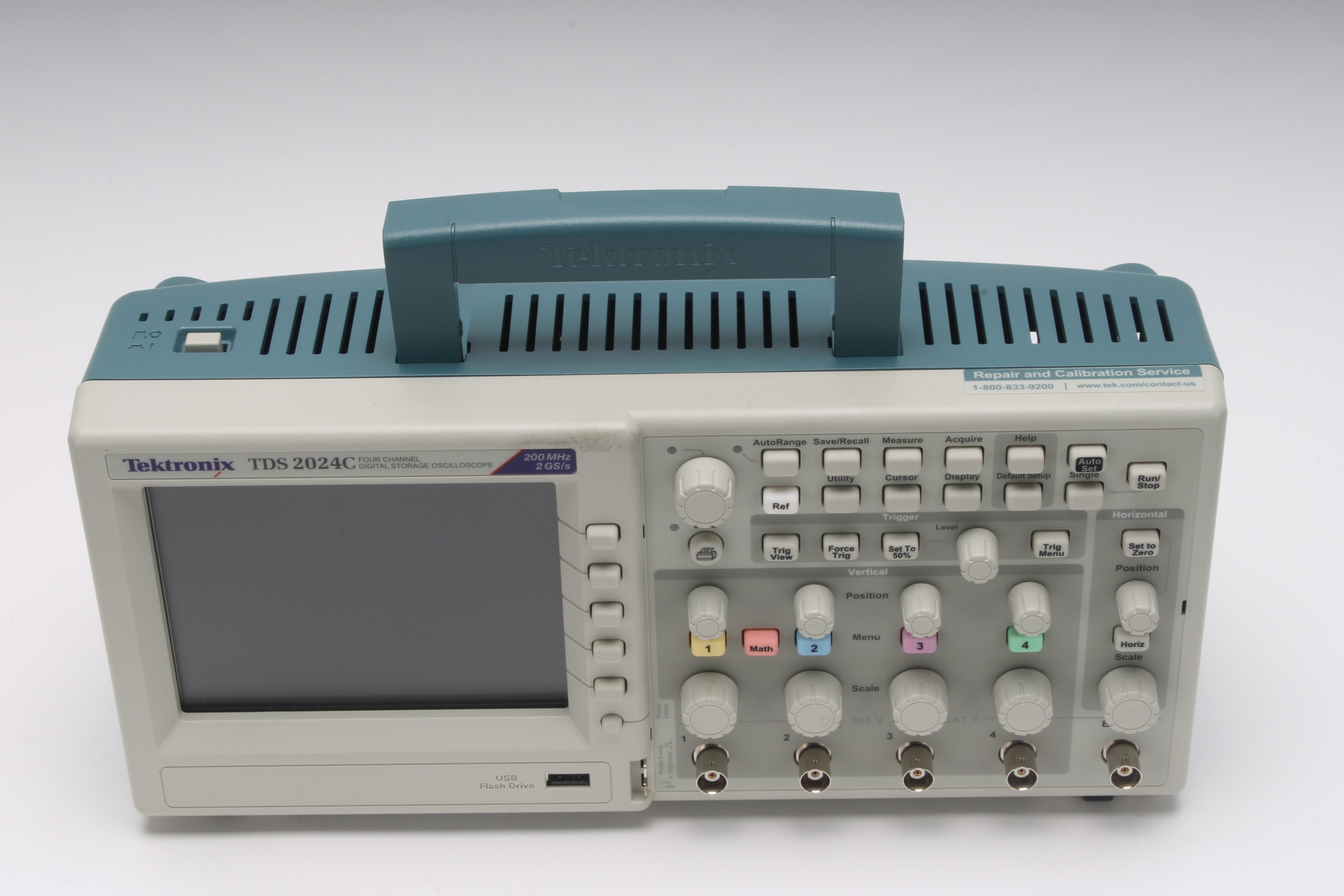 Tektronix TDS 2024C Four Channel Digital Storage Oscilloscope 200MHz 2 – NTC Tech