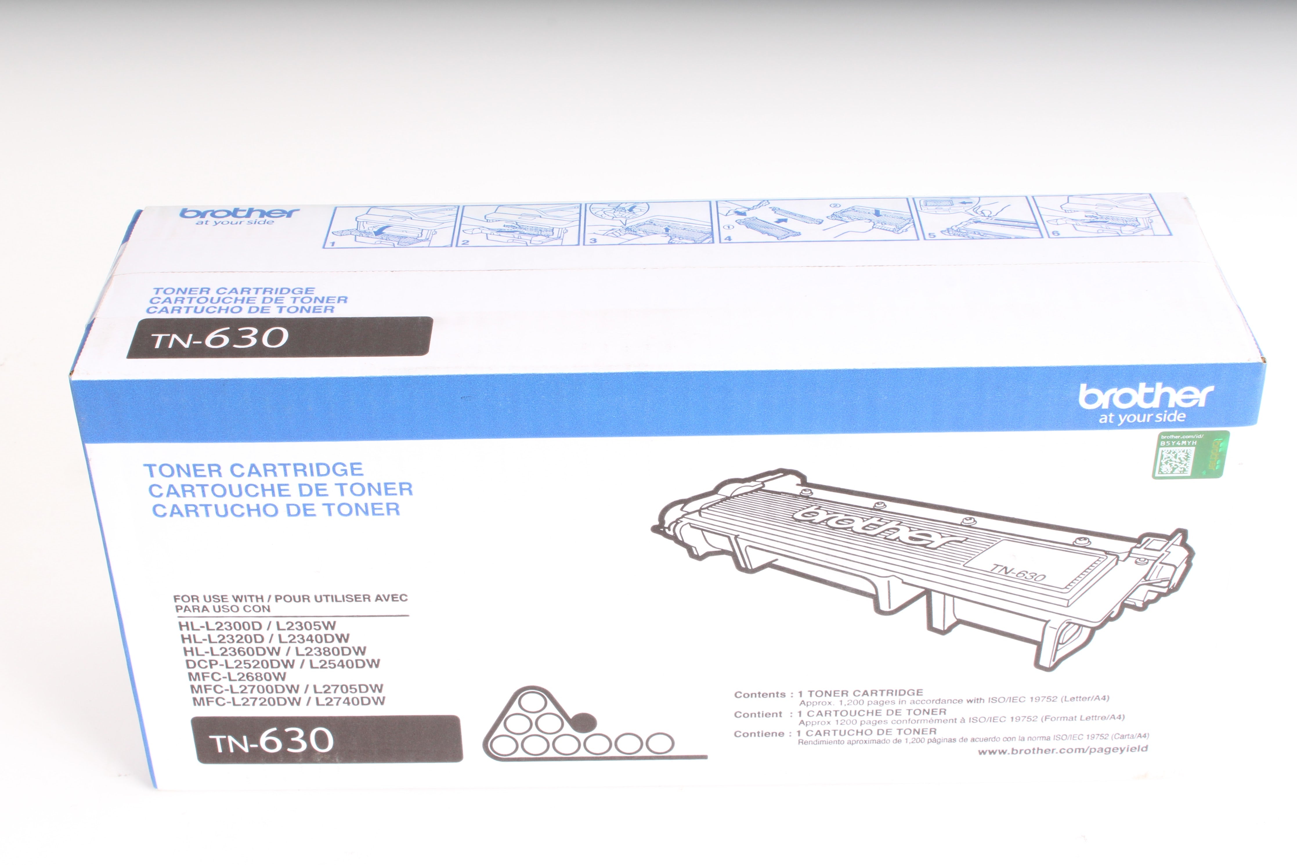 Brother TN-630 Standard Yield Toner Cartridge 012502638902 - NEW – NTC Tech
