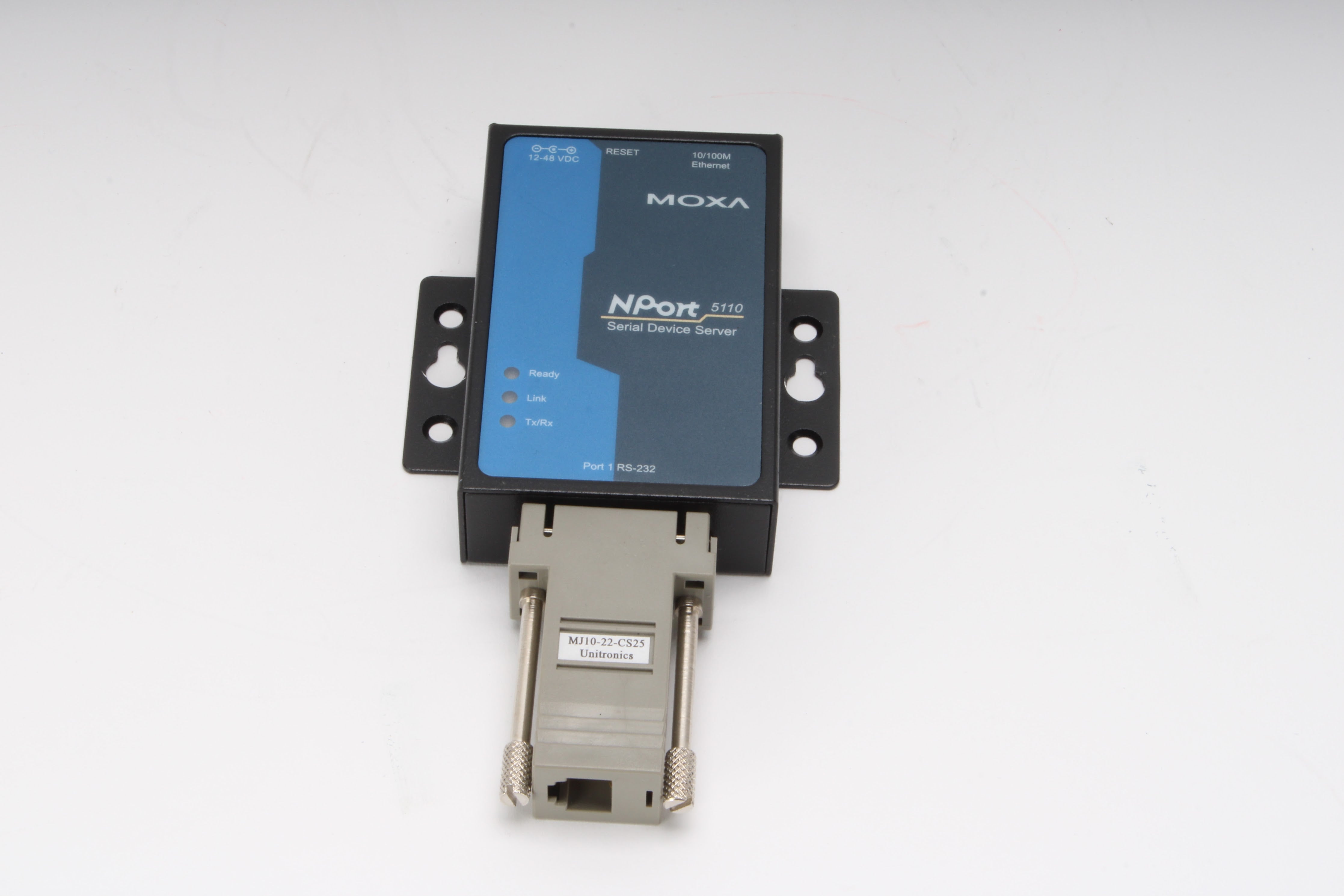 Moxa NPort 5110 1-Port Serial Device Server With Unitronics MJ10-22-CS – NTC Tech