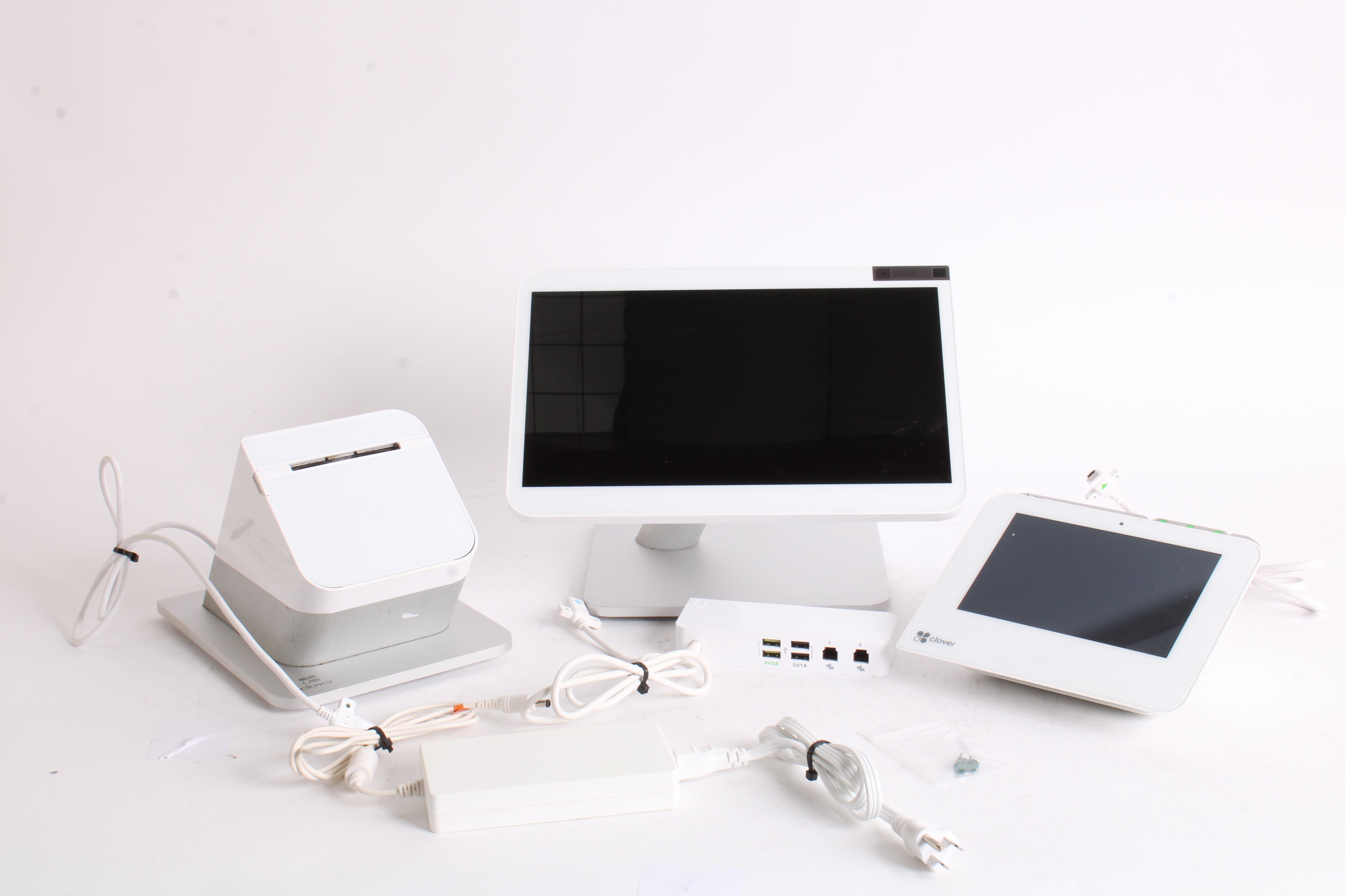 Clover S503 Pro Display, C503 Station Pro Teminal, P500 Printer, H500 – NTC Tech