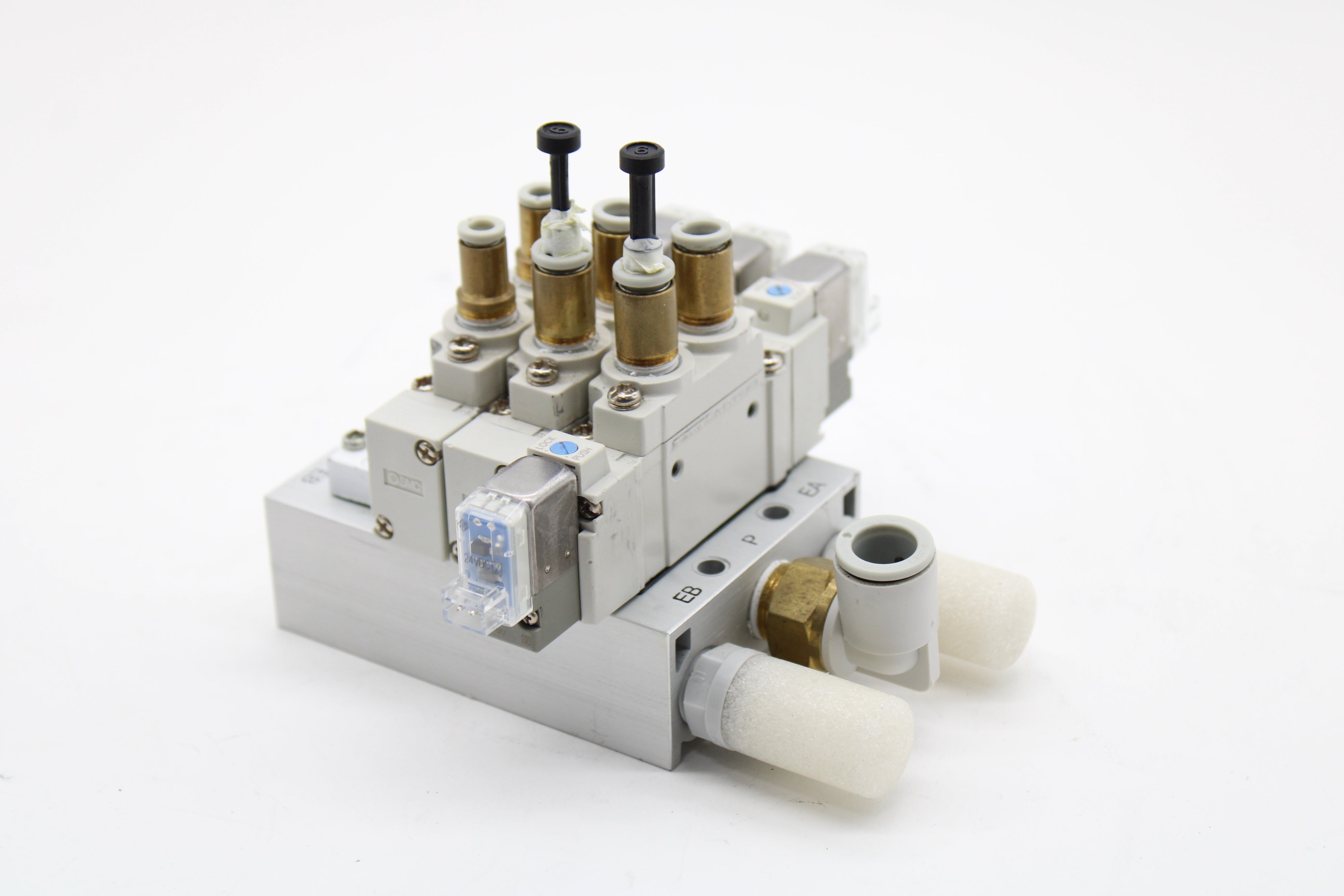 SMC Solenoid Valve SY5120-5LZD-01 - Set of 3 on Rail – NTC Tech