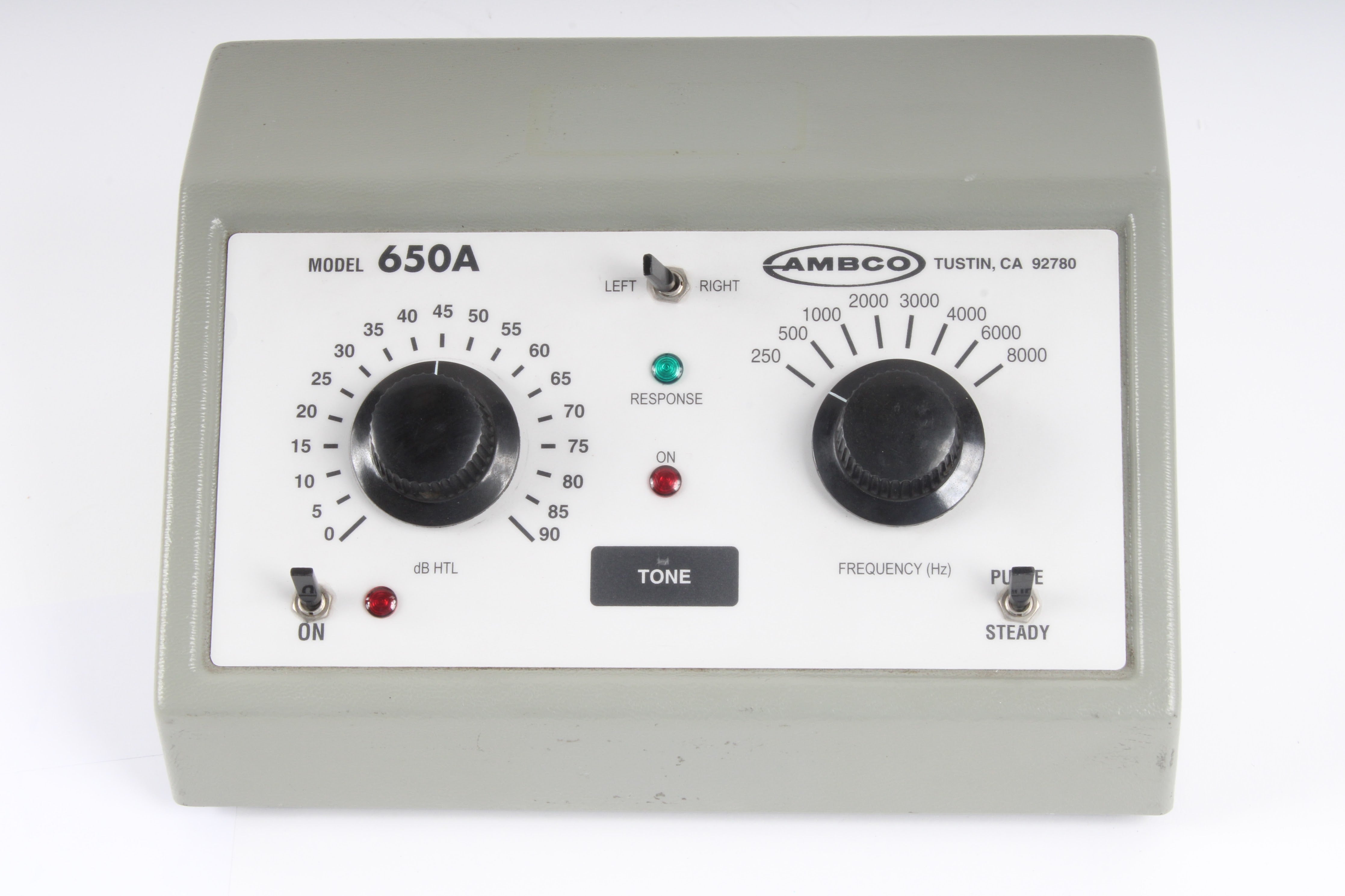 Ambco 650A Audiometer Pure Tone Ambco Electronics 650A – NTC Tech
