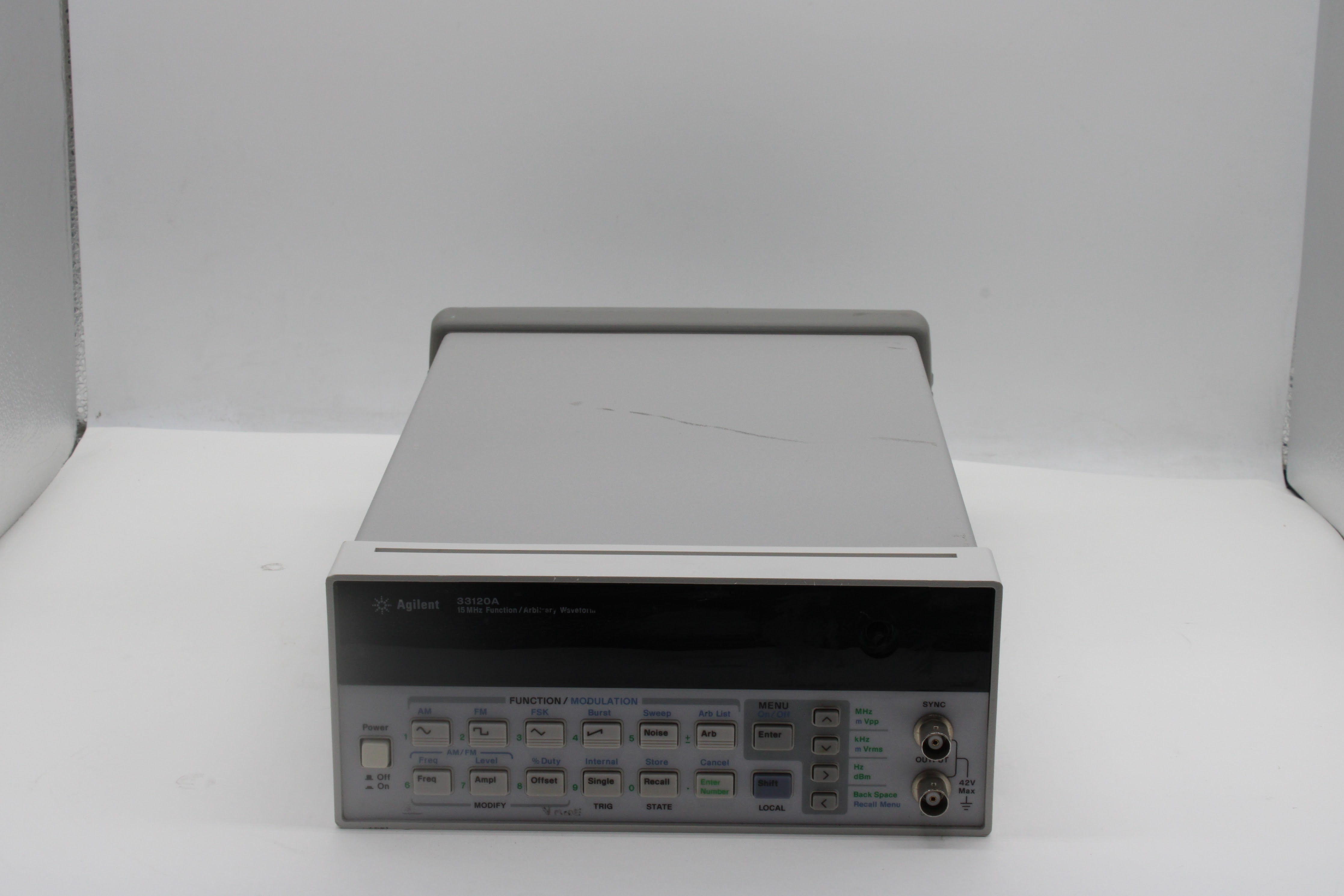 Agilent 33120a 15mhz Function Arbitrary Waveform Generator Fair Cond