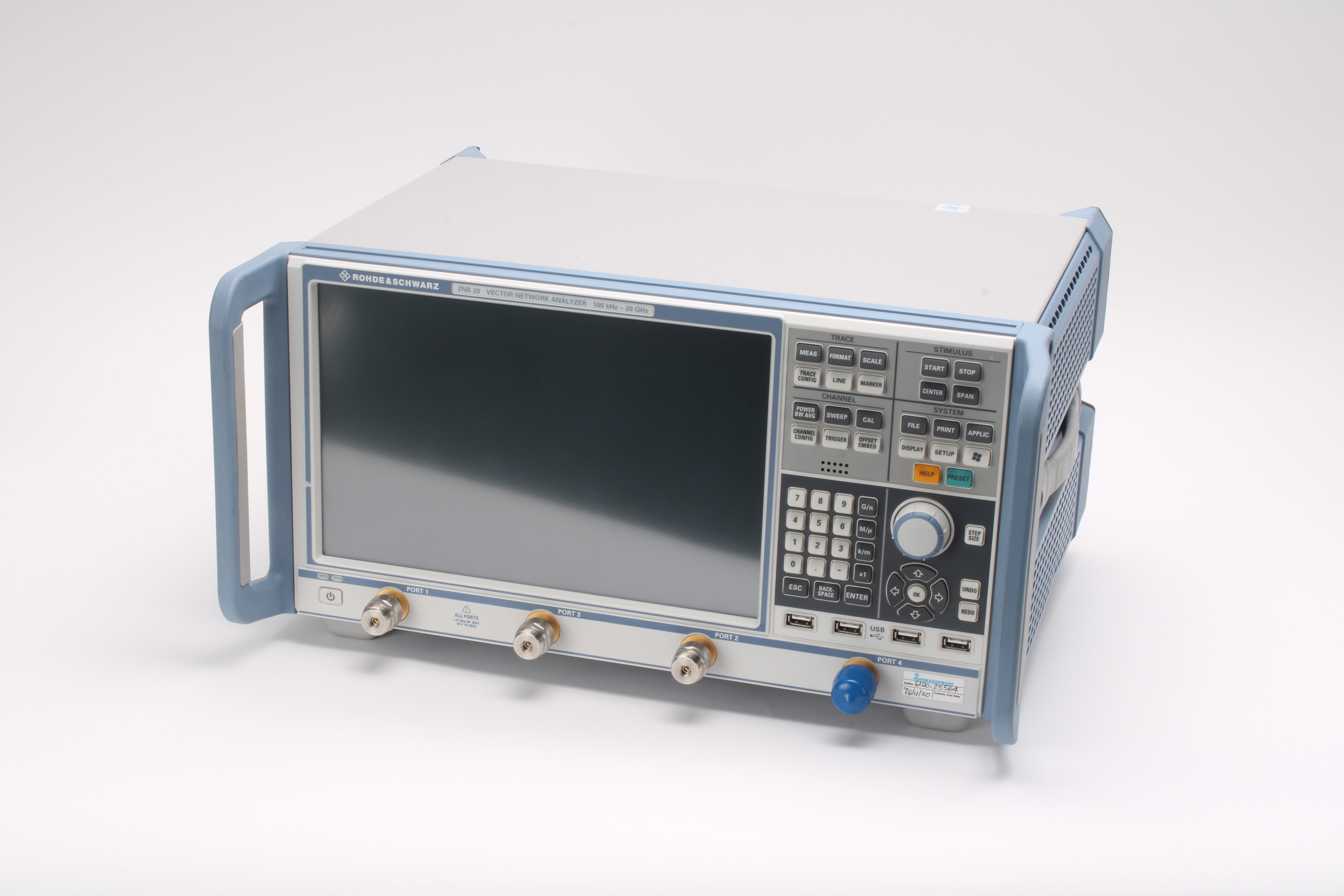 R&S ZNB 20 Vector Network Analyzer - 4-ports - ZNB20 VNA – NTC Tech