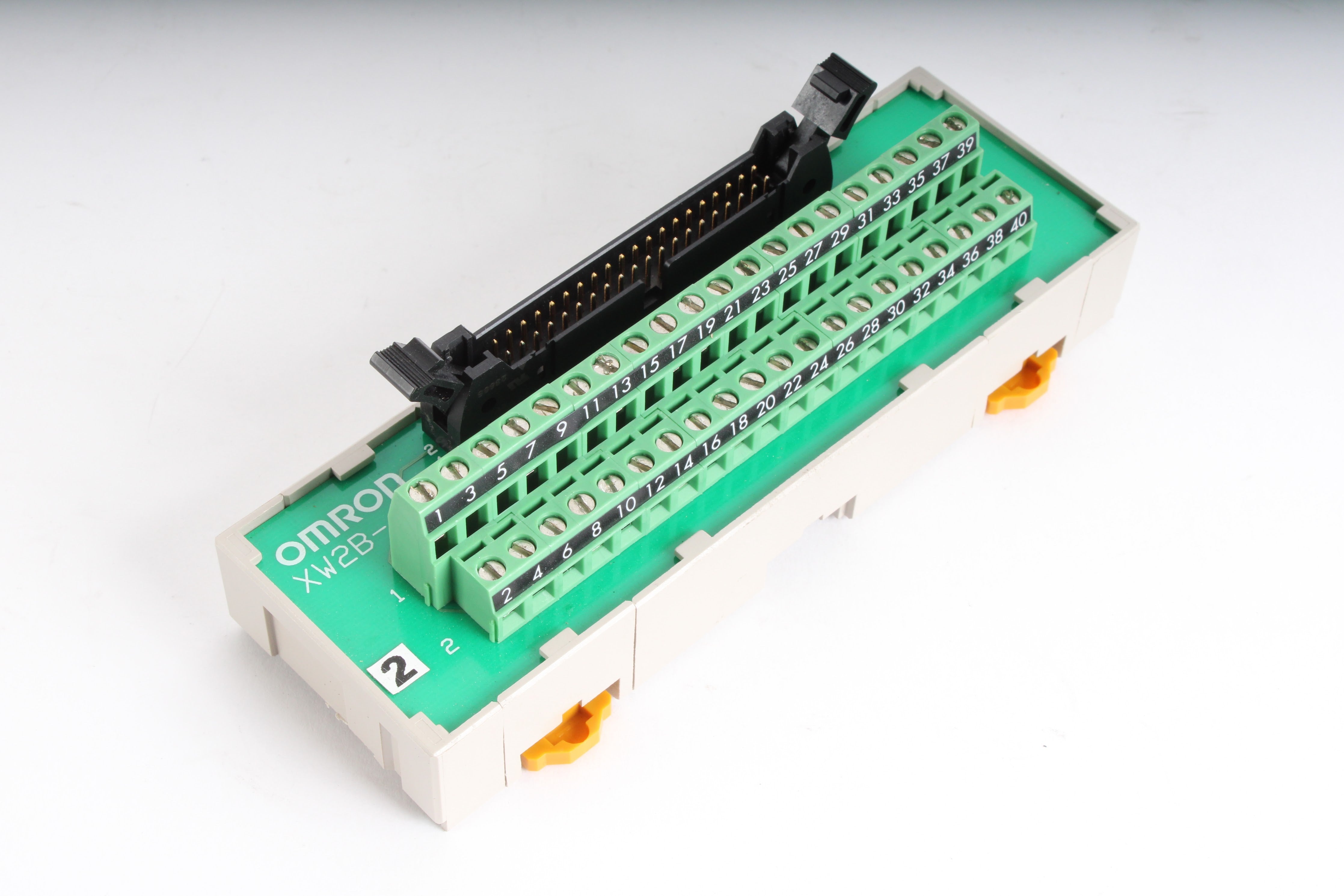 Omron XW2B-40G4 DIN Rail Terminal Block – NTC Tech