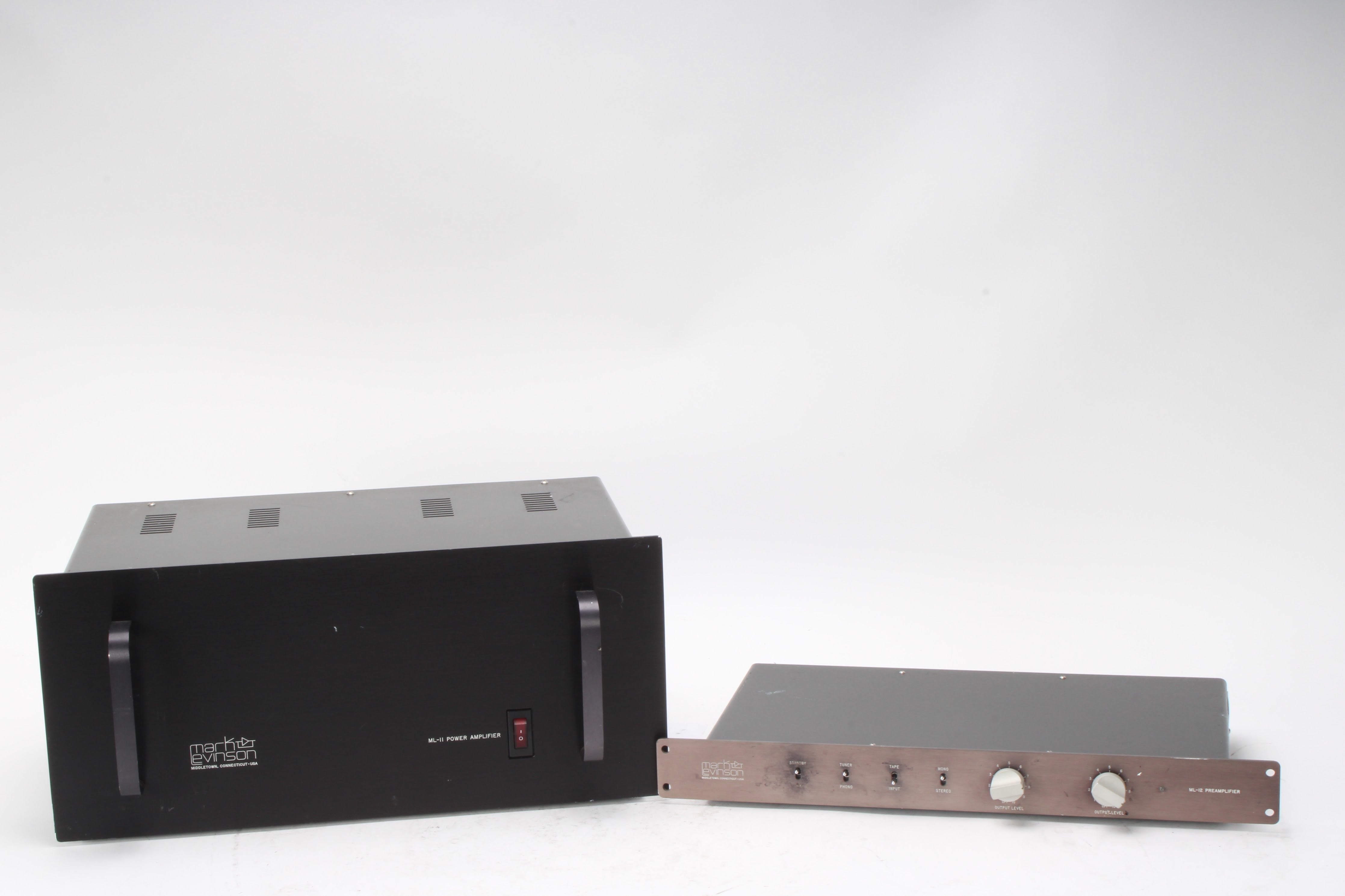Mark Levinson ML-11 Monoblock Power Amplifier With ML-12 Pre Amplifier – NTC Tech