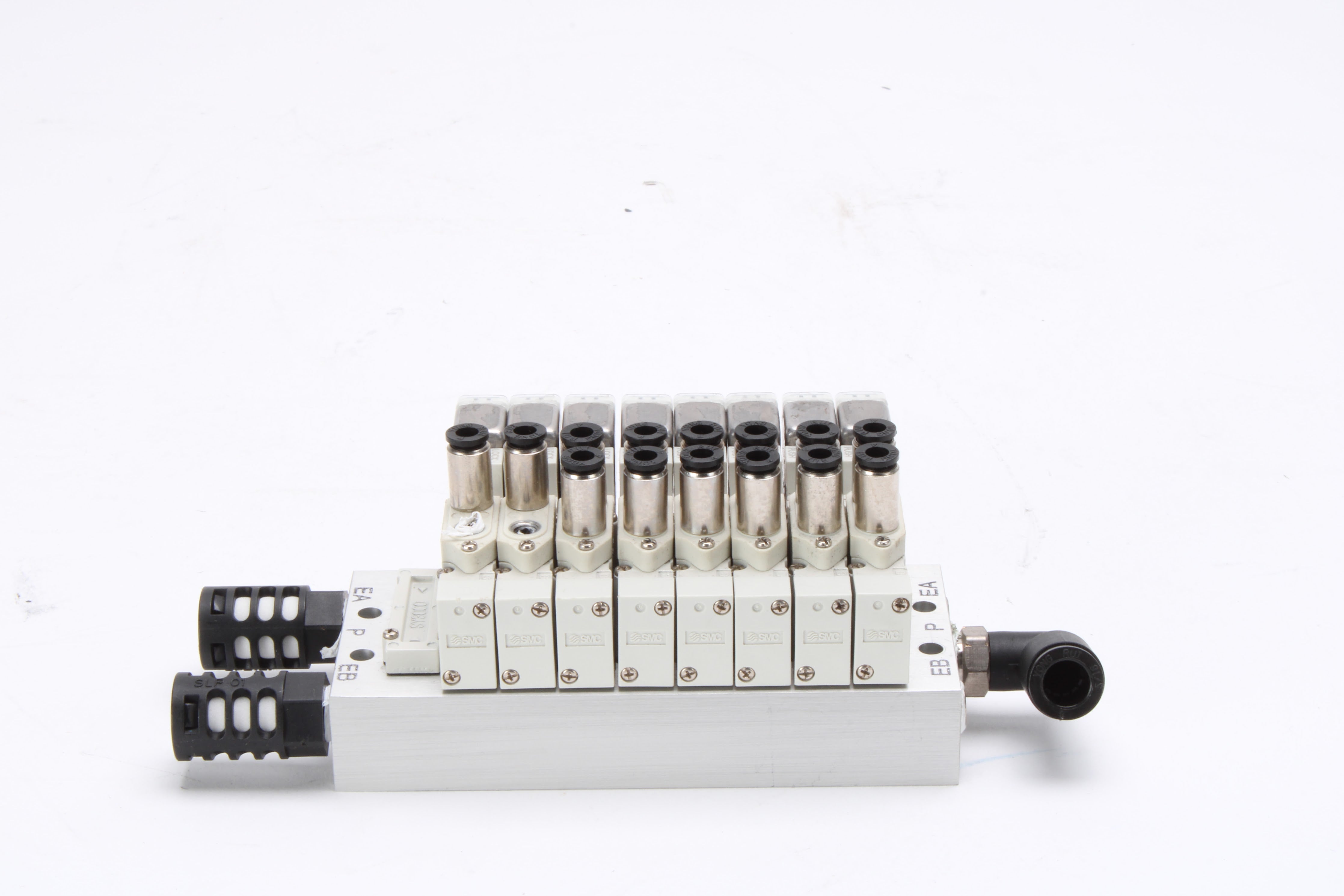 SMC 8x SY3120-5LZD-M5 Solenoid Air Valve With Manifold - Fair Conditio – NTC Tech