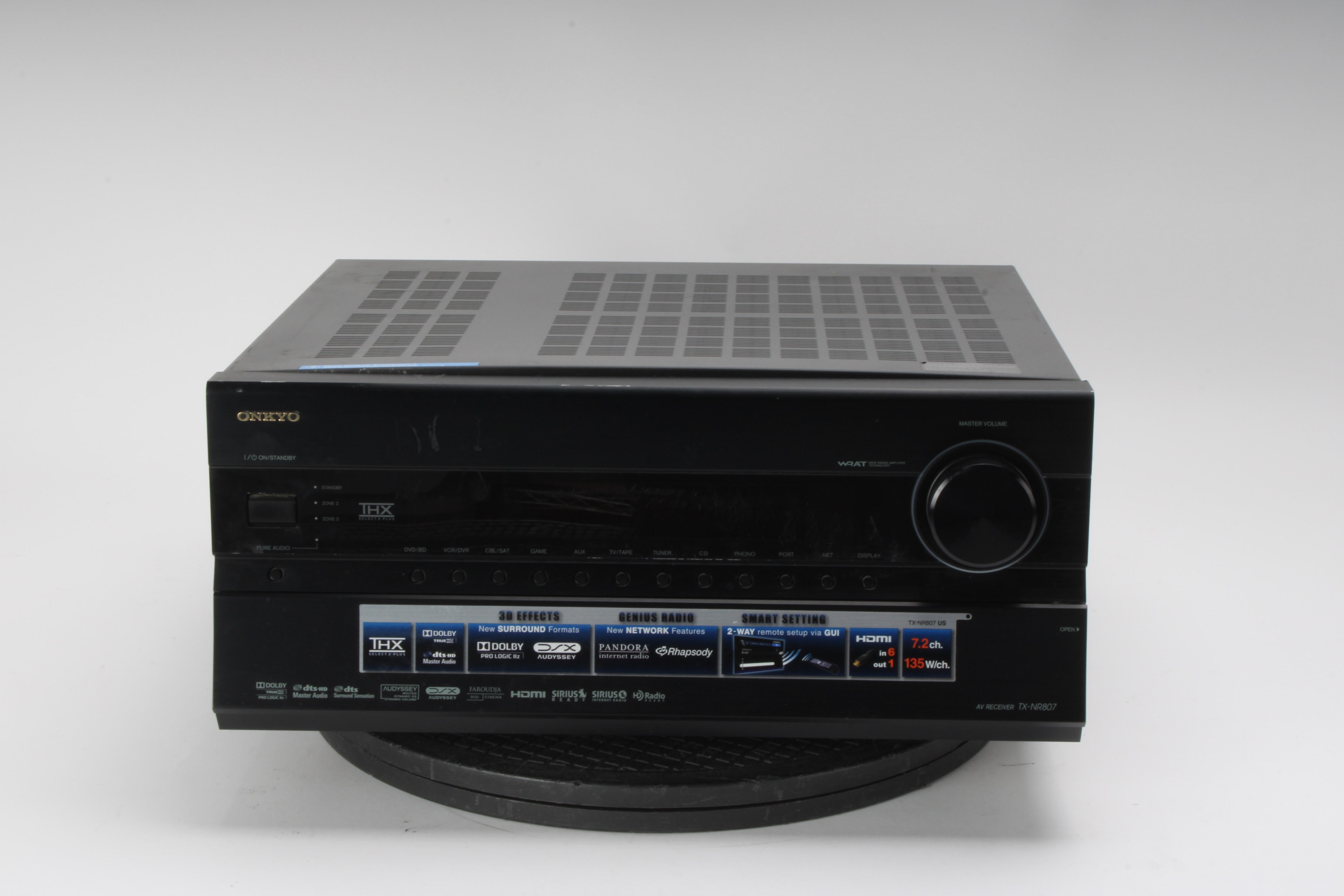 Onkyo TX-NR807 AV Receiver 135 Watts - AS IS – NTC Tech