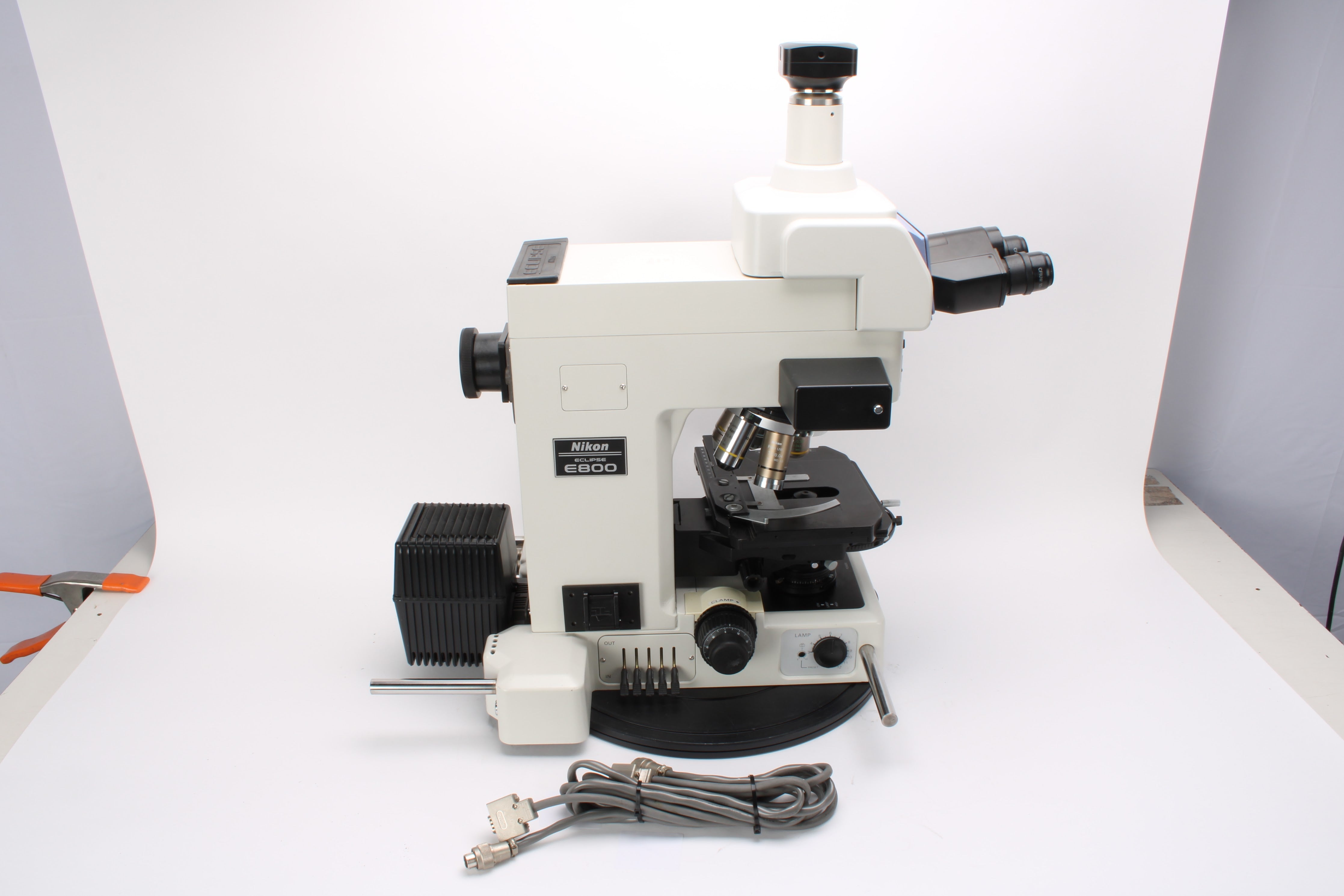 Nikon Eclipse E800 Microscope w/ Objectives Fluor 40X/0.80W DIC 10X/0. – NTC Tech
