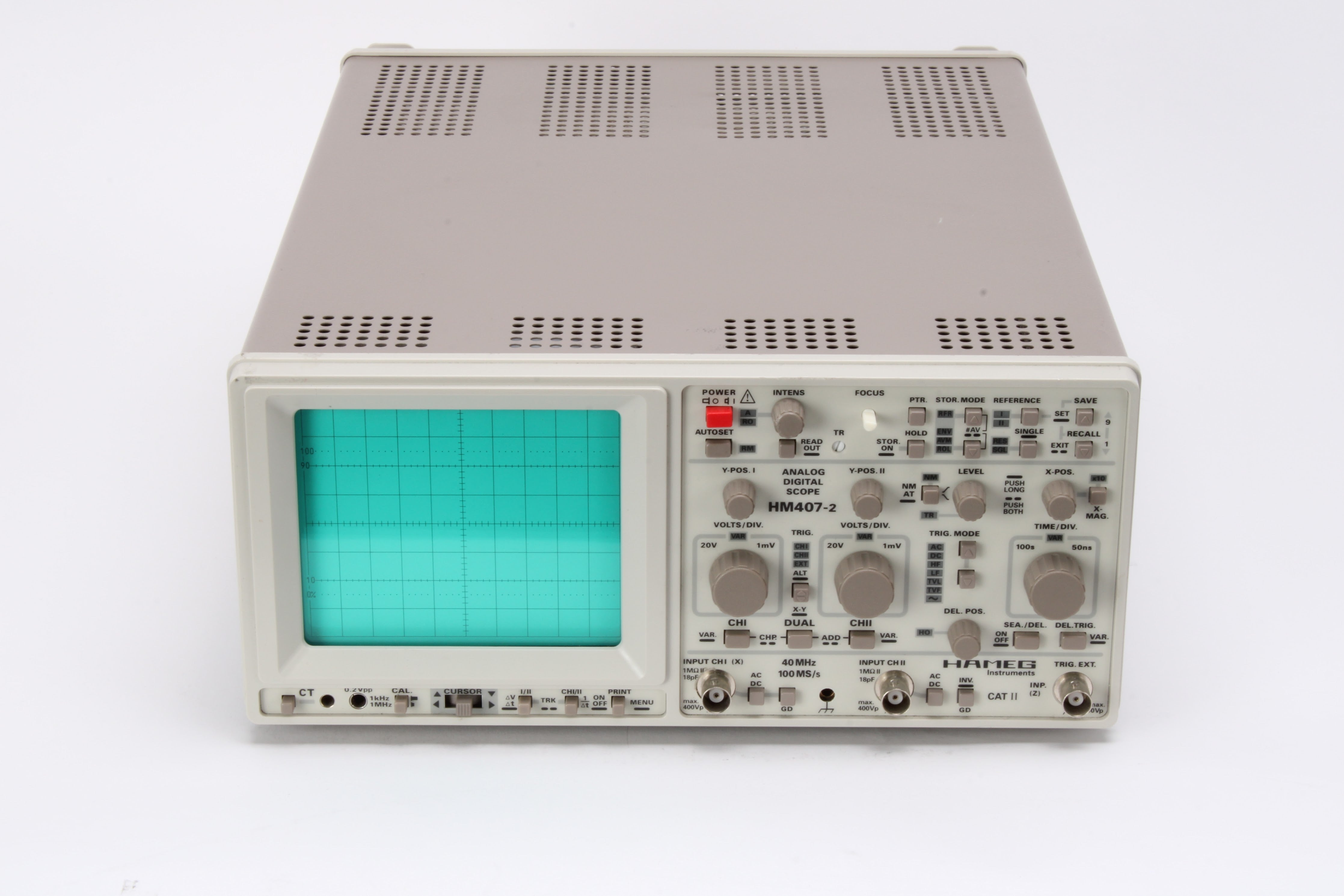 Hameg HM407-2 40MHz Analog / Digital Oscilloscope – NTC Tech