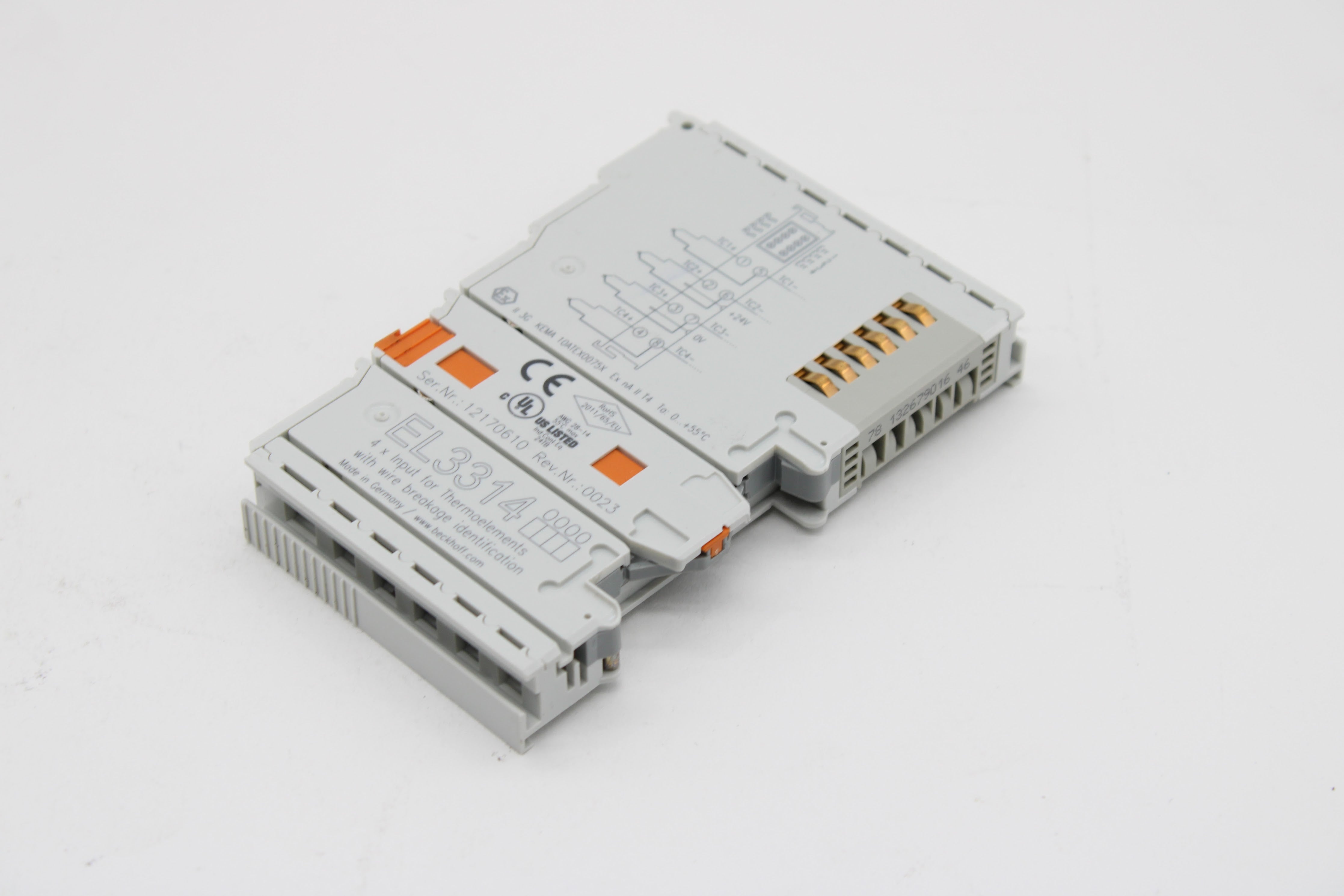 Beckhoff EL3314 EtherCAT Terminal, 4-Channel Analog Input Module – NTC Tech