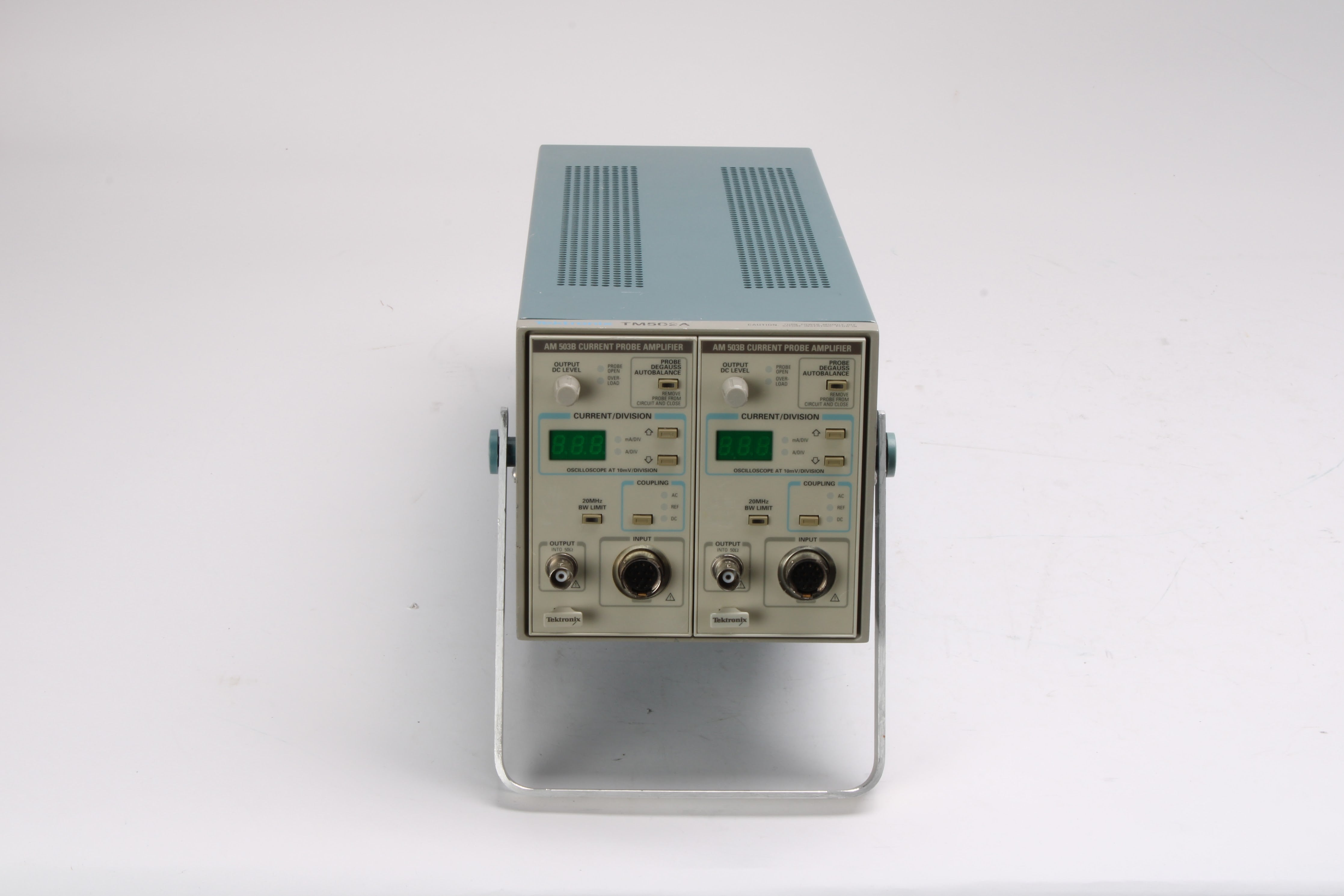 Tektronix Tm502a Plugin Mainframe With 2x Am 503b Current Probe Amplif Ntc Tech
