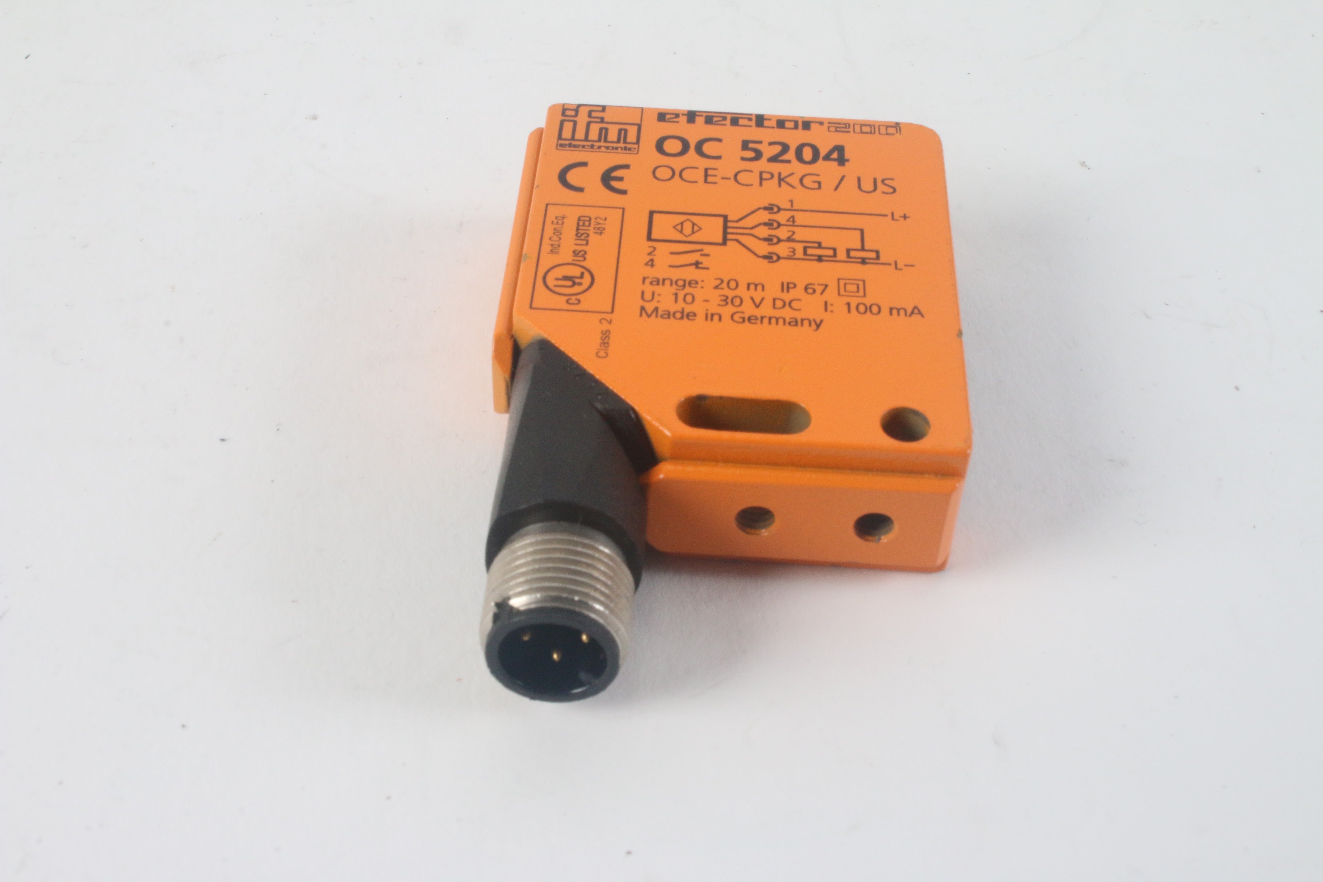 IFM Electronics OC 5204 Through-Beam Photoelectric Sensor – NTC Tech