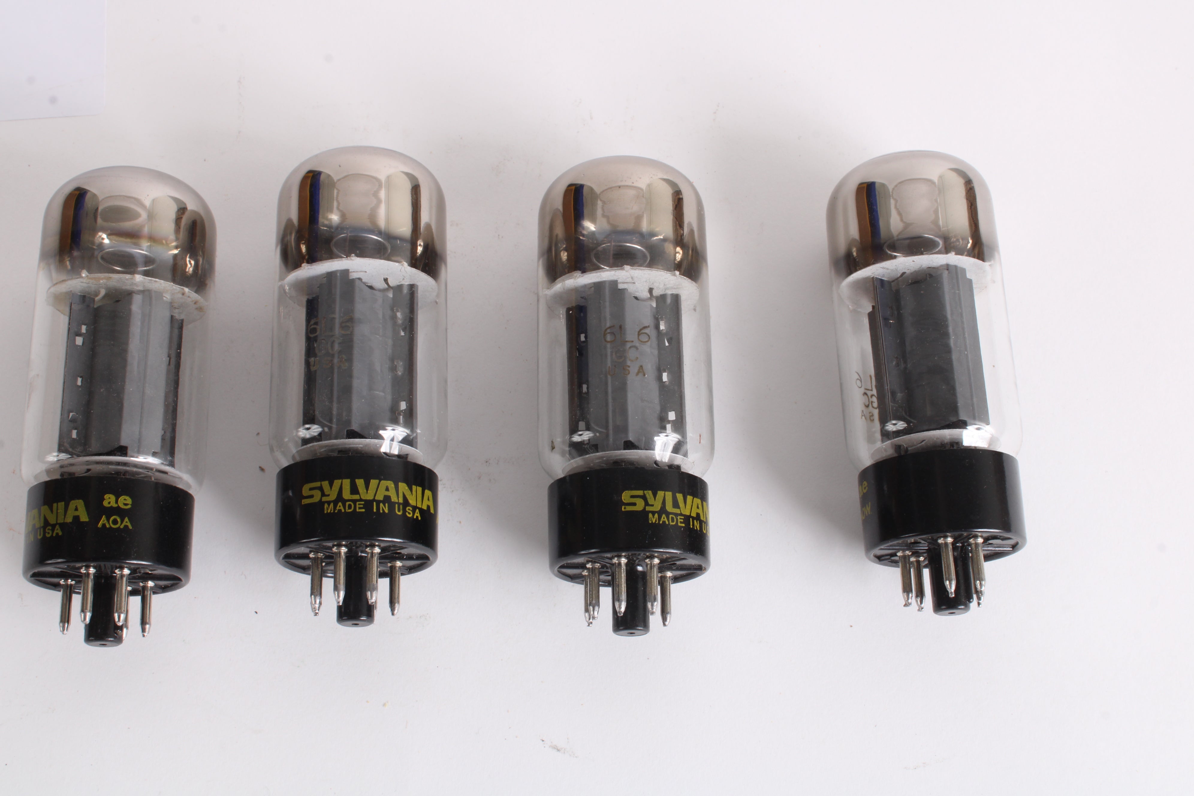 Sylvania 6L6GC Tubes Lot of 4 - AS IS – NTC Tech