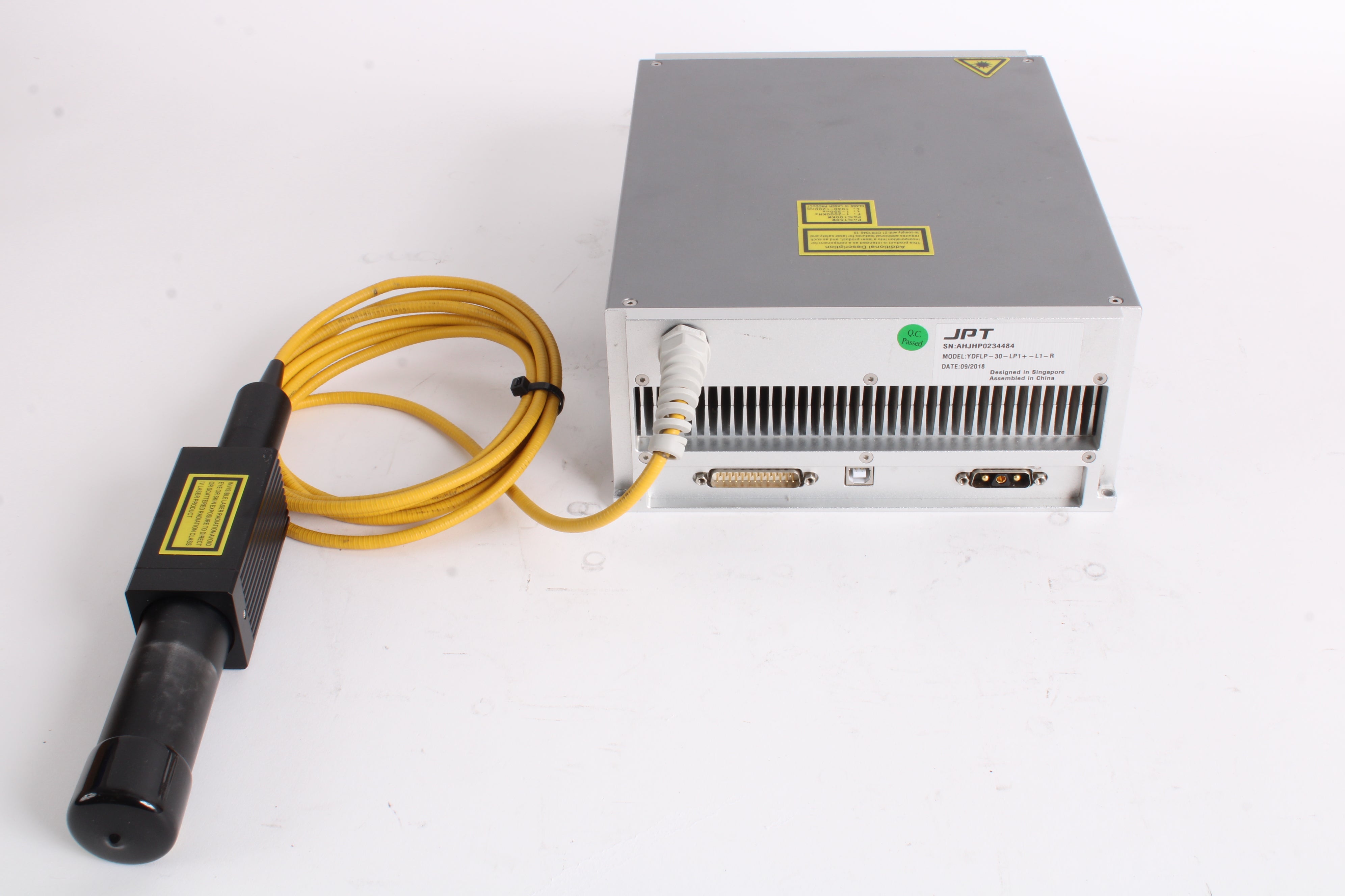 JPT YDFLP-30-LP1+-L1-R Fiber Laser Generator Mopa Laser Source for Mar – NTC Tech