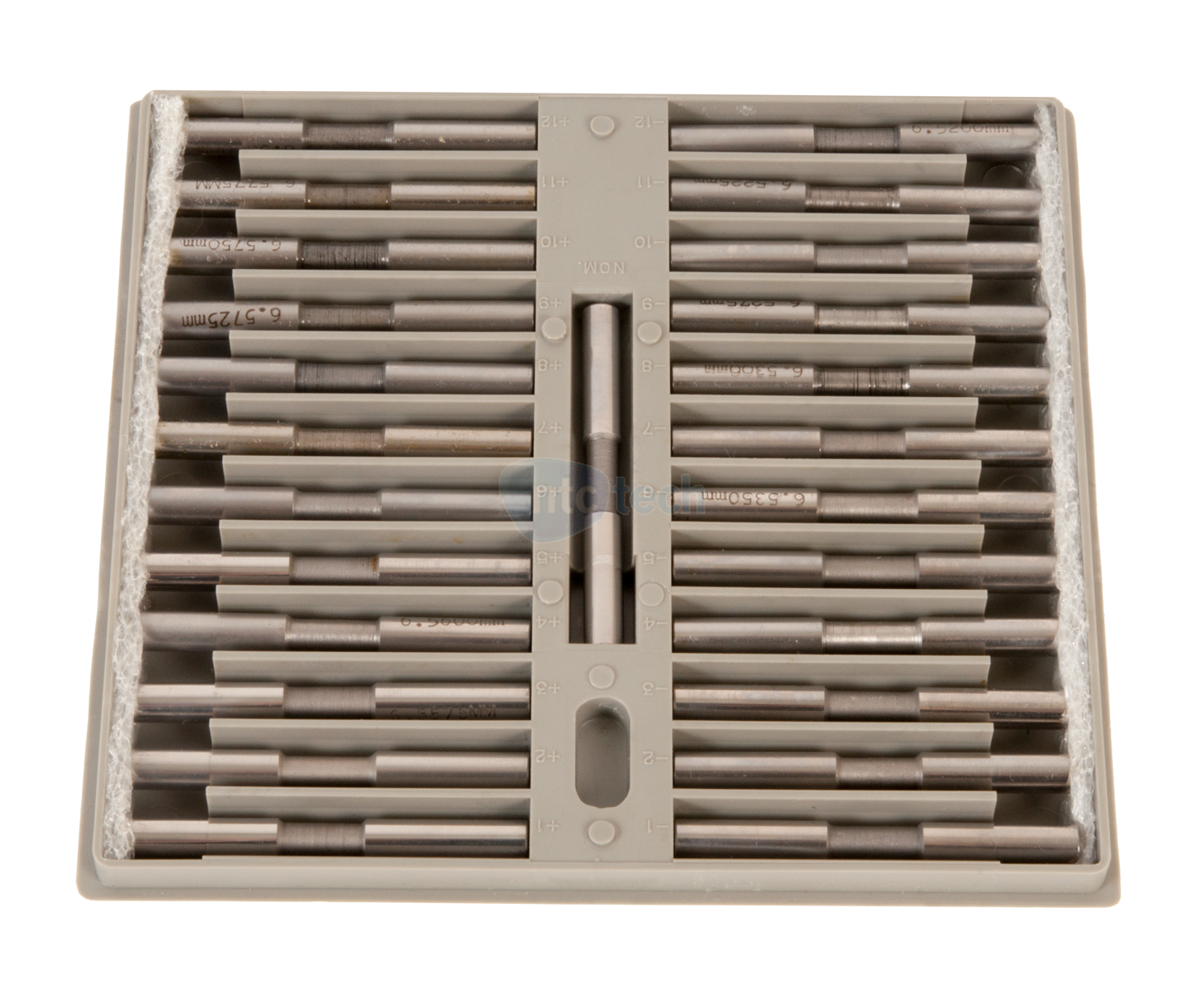 Deltronic Corp Tenth Plug Gauge 25x - 6.5500 6.5800mm step .0025 - Met ...