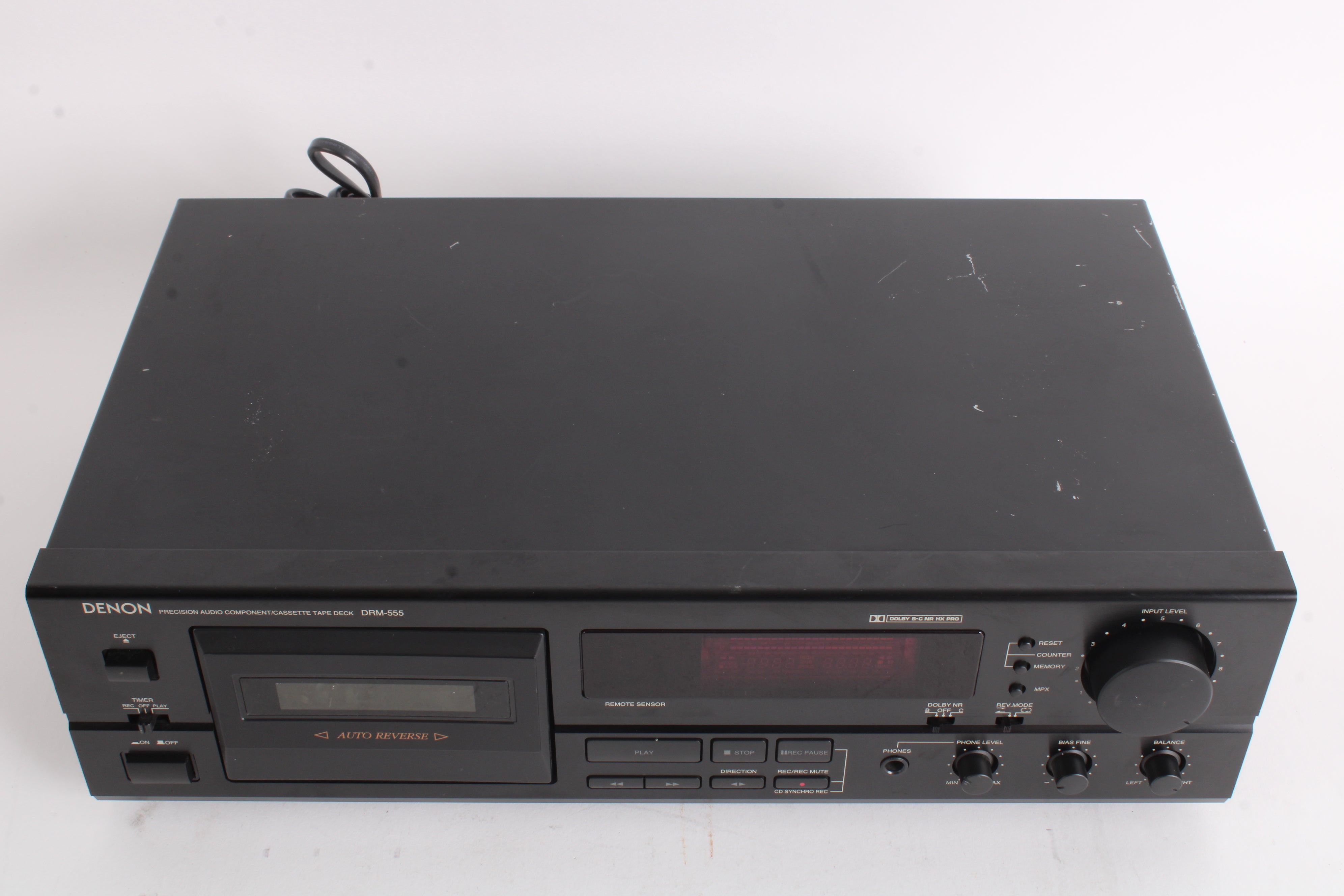 Denon DRM-555 Cassette Tape Deck – NTC Tech