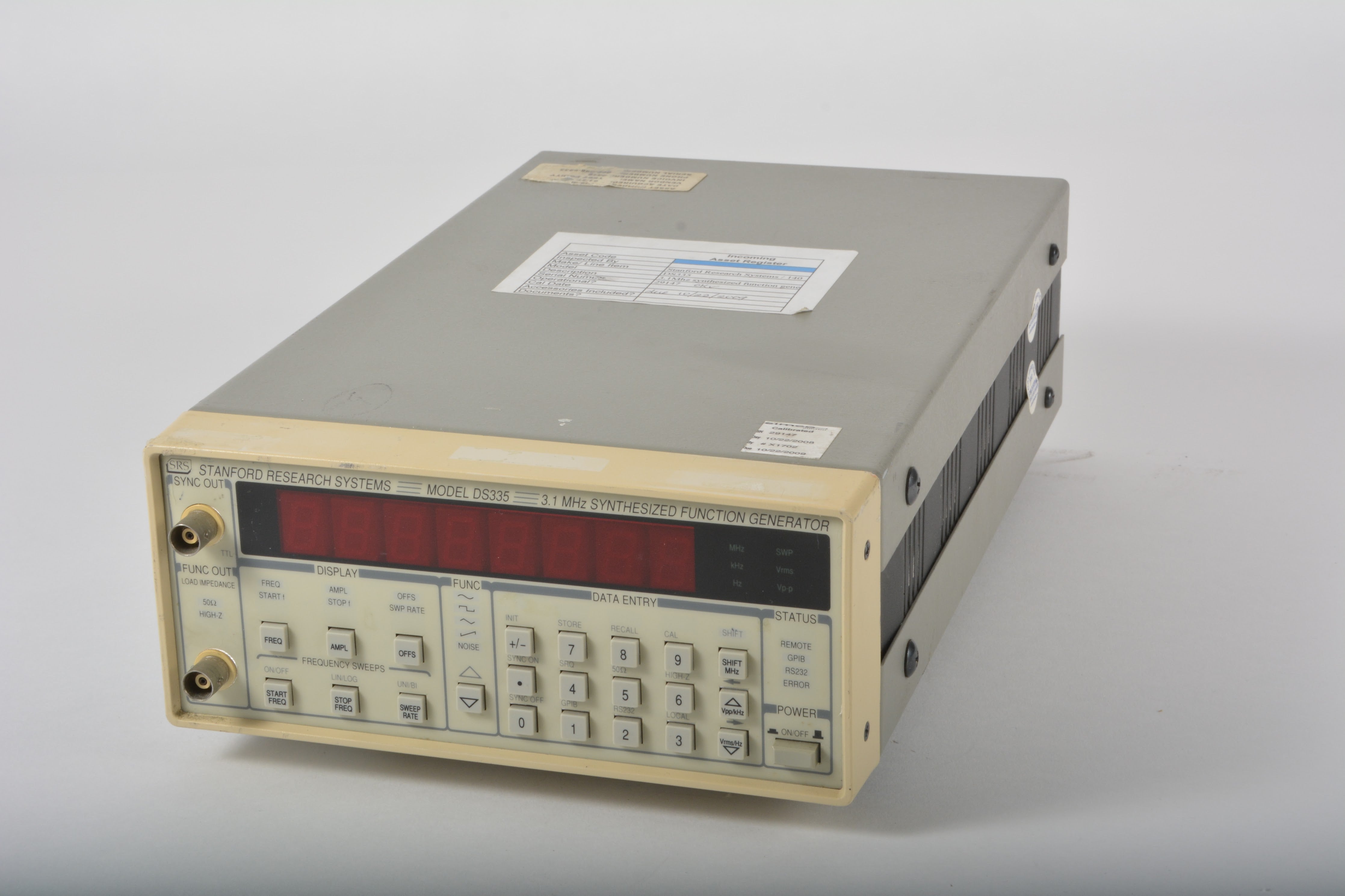 Stanford Research DS335 3.1Mhz Synthesized Function Generator – NTC Tech