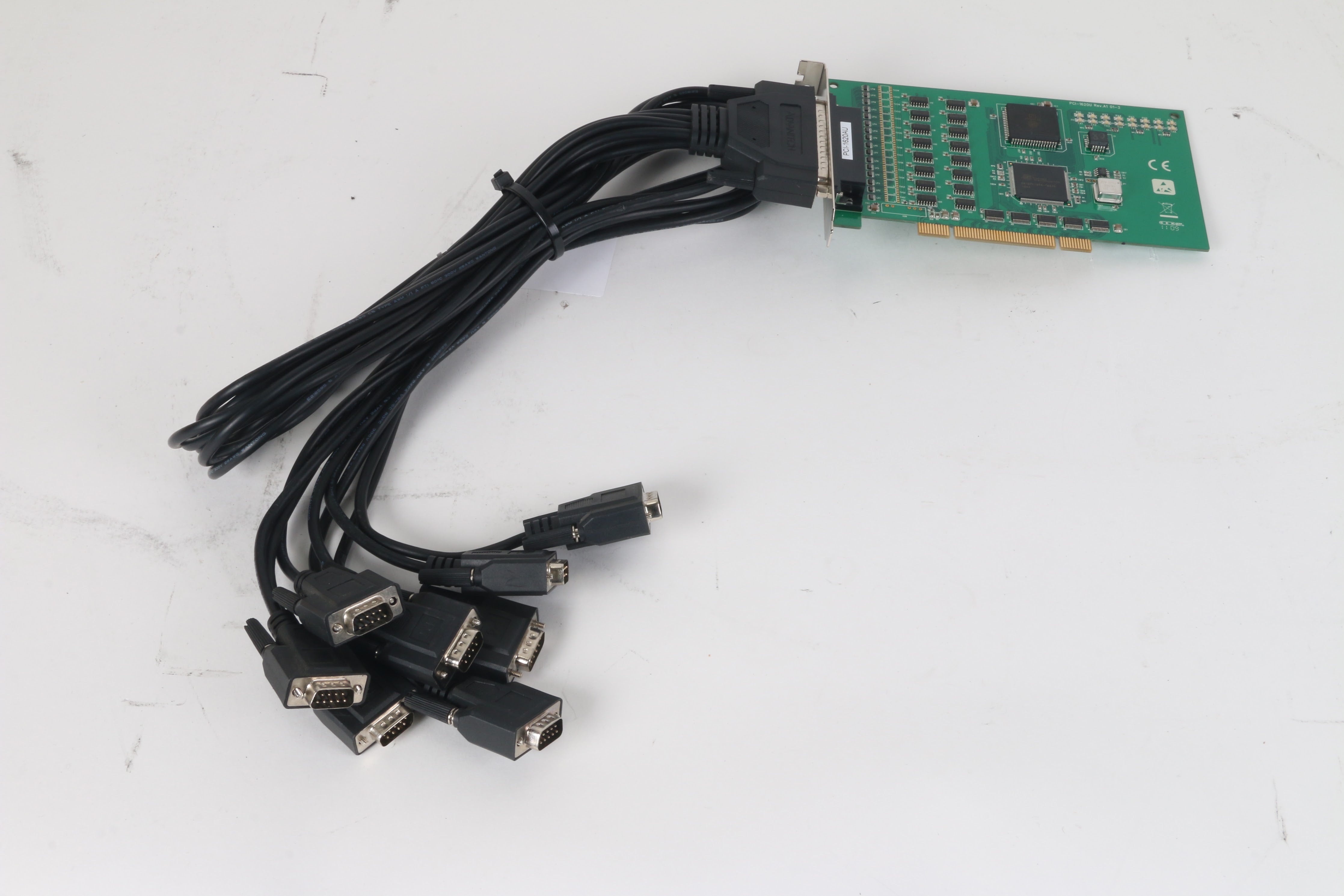 Advantech 8-Port RS-232 UNI PCI COMM Card PCI-1620AU – NTC Tech