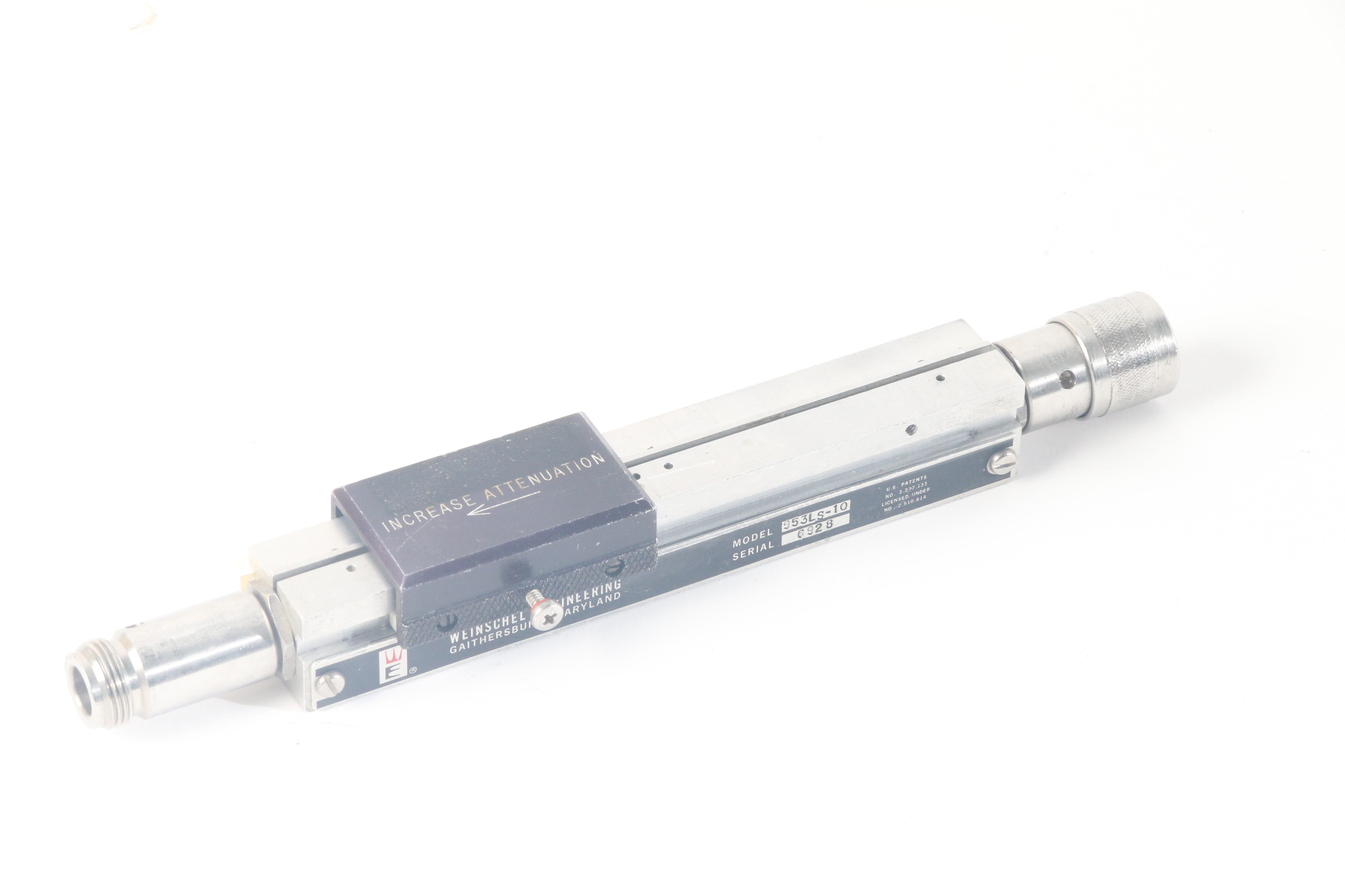Weinschel Engineering 953LS-10 Variable Attenuator – NTC Tech