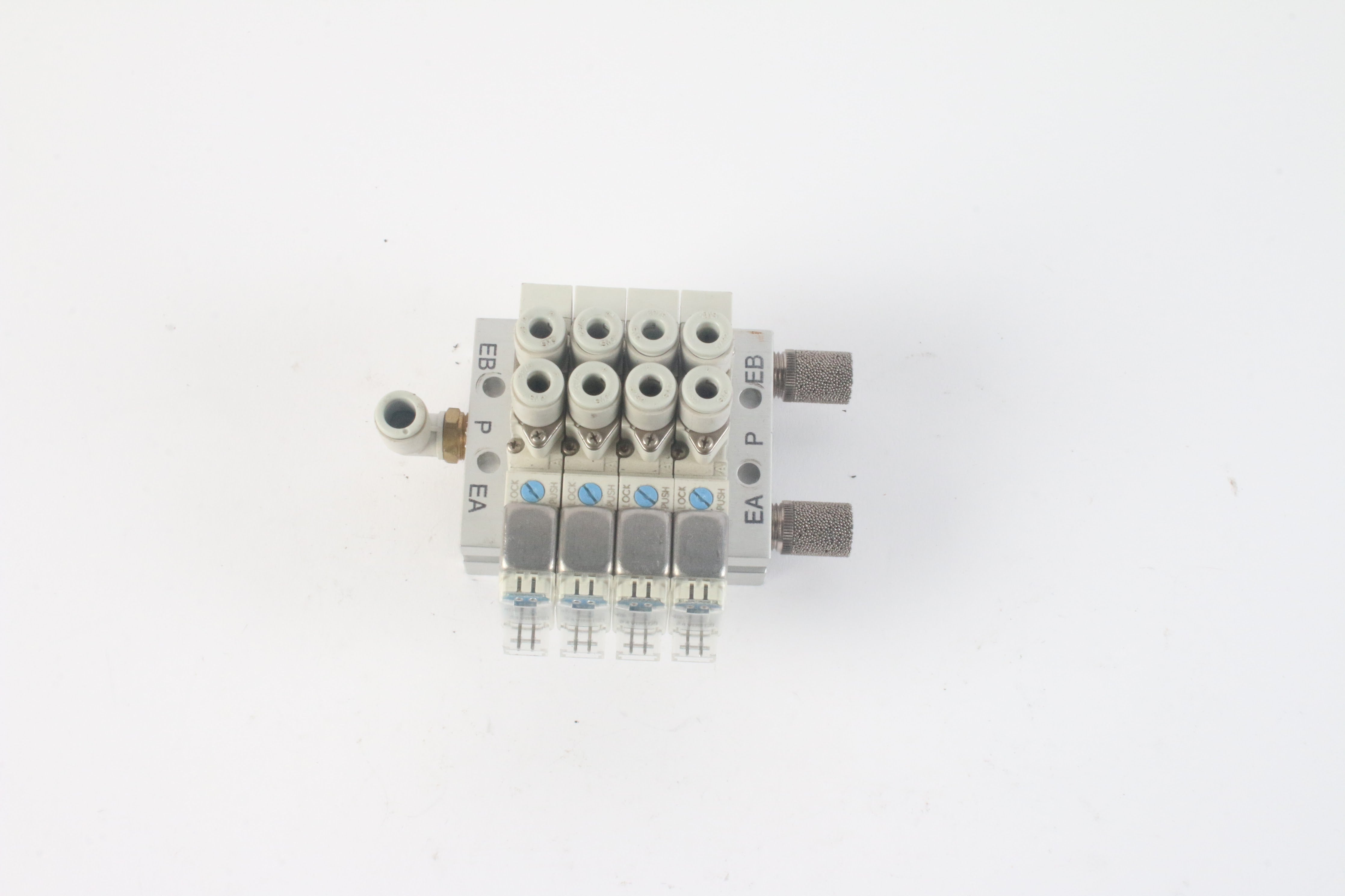 SMC 4x SY3120-5LZD-C4 Solenoid Valve Set With Manifold – NTC Tech