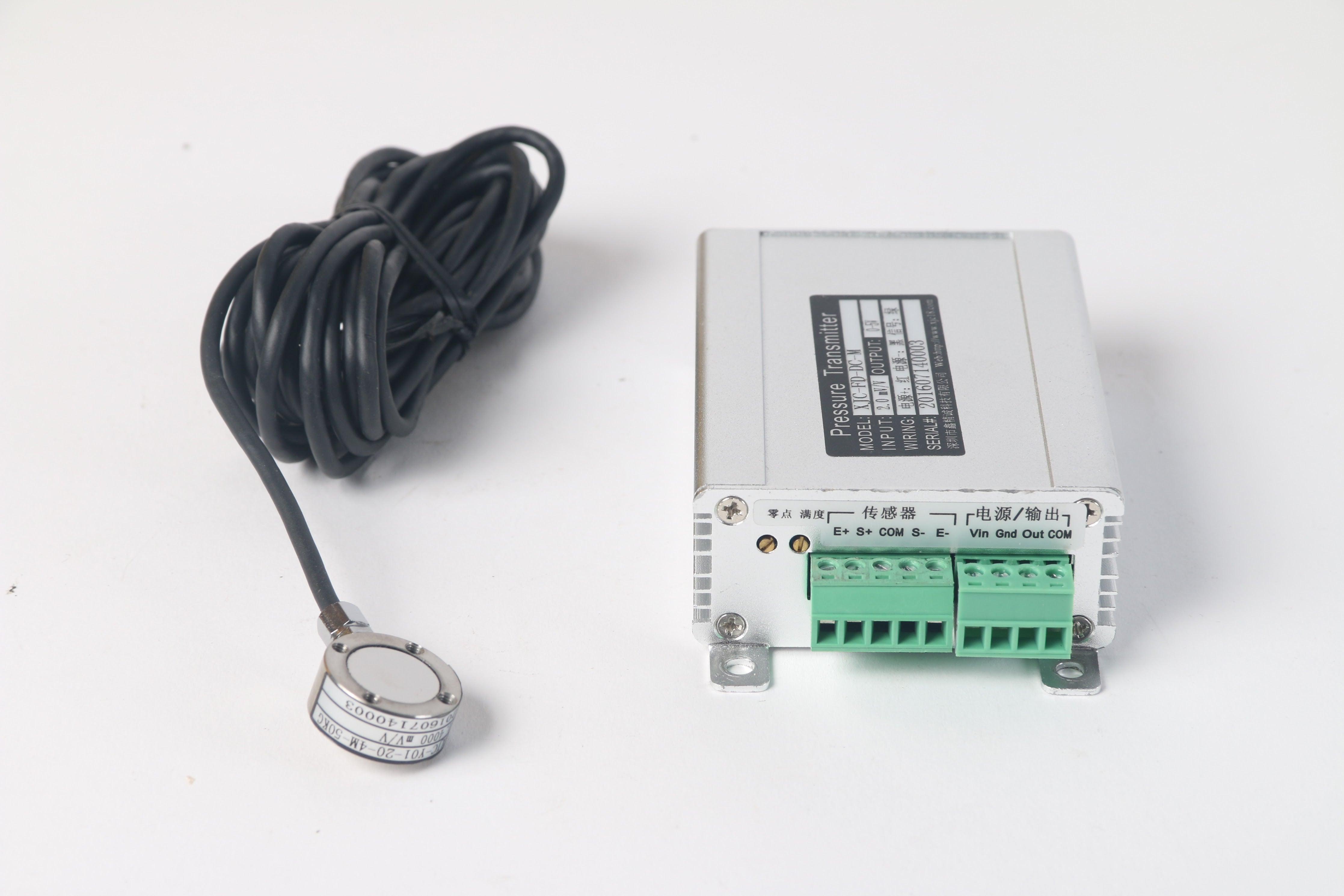 Shenzhen XJC Technology XJC-FD-DC-M Pressure Transmitter W/ XJC-Y01-20 – NTC Tech