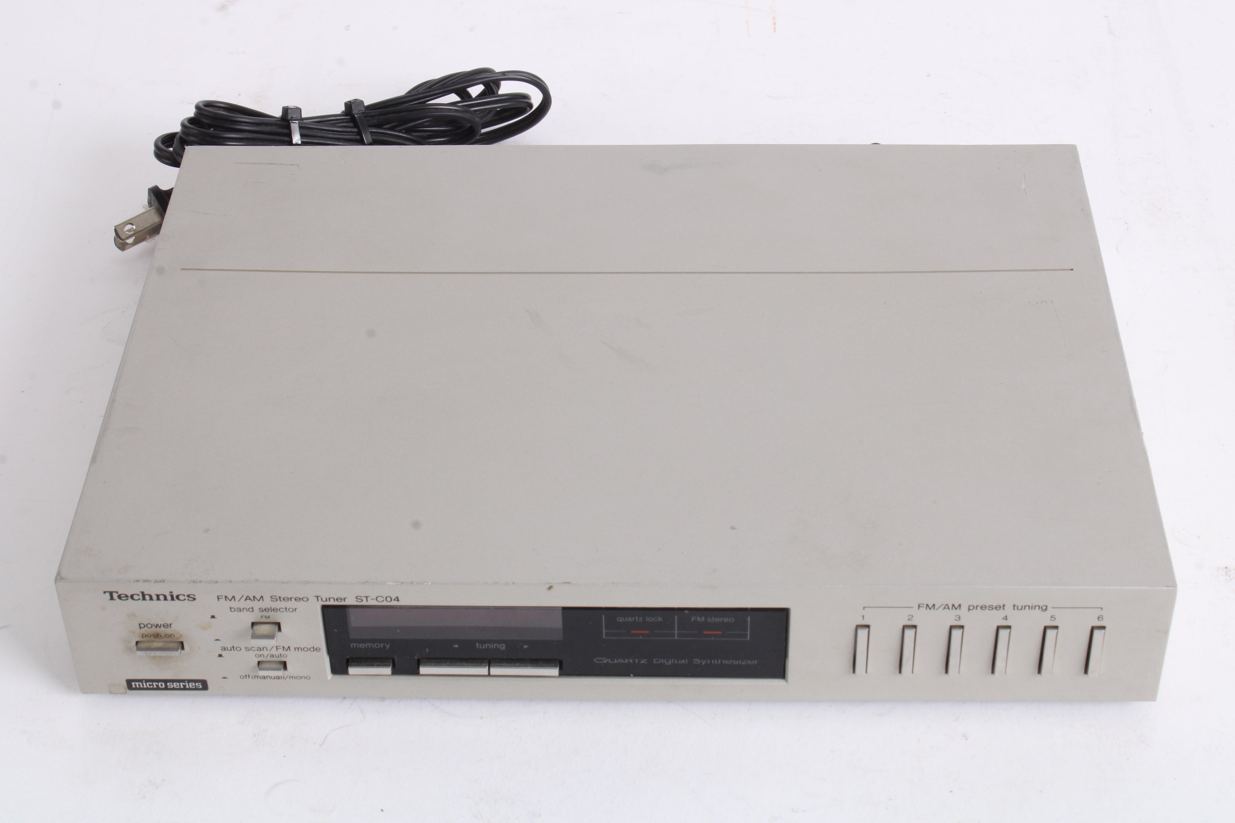 Technics ST-C04 FM / AM Stereo Tuner - Fair Condition – NTC Tech