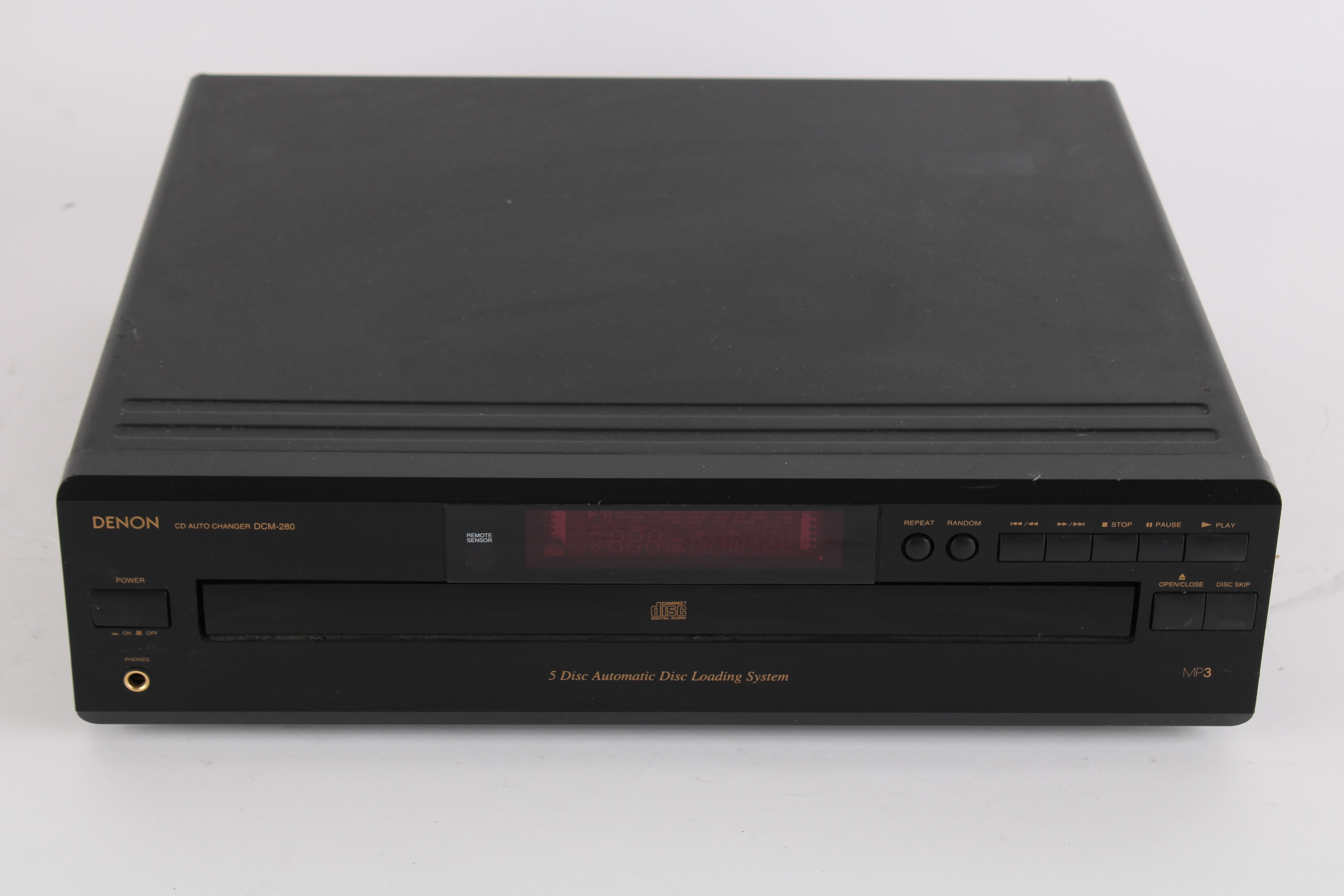 Denon DCM-280 5-Disc Carousel CD Auto Changer – NTC Tech