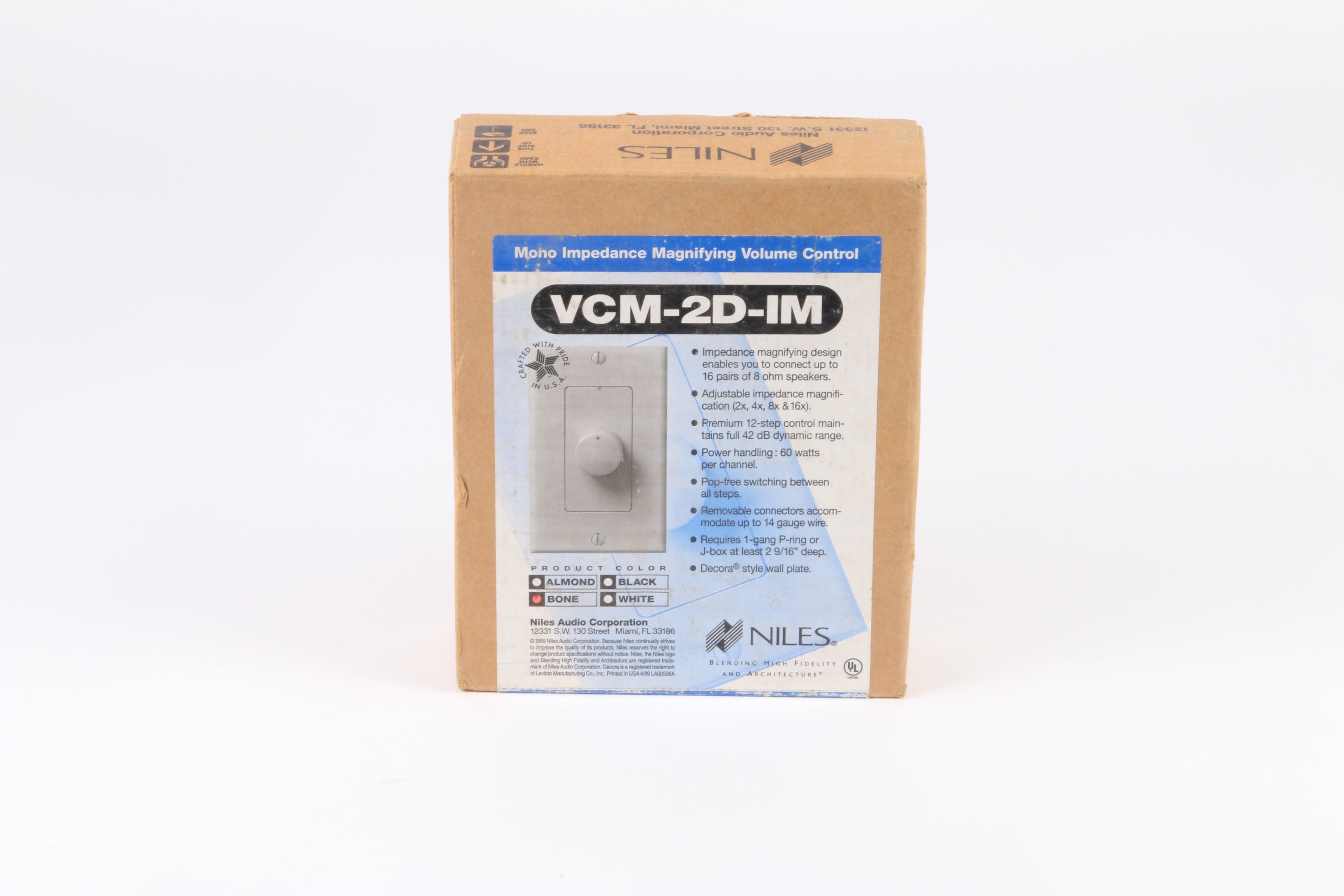 Niles VCM-2D-IM Mono Impedance Magnifying Volume Control Bone NEW – NTC Tech
