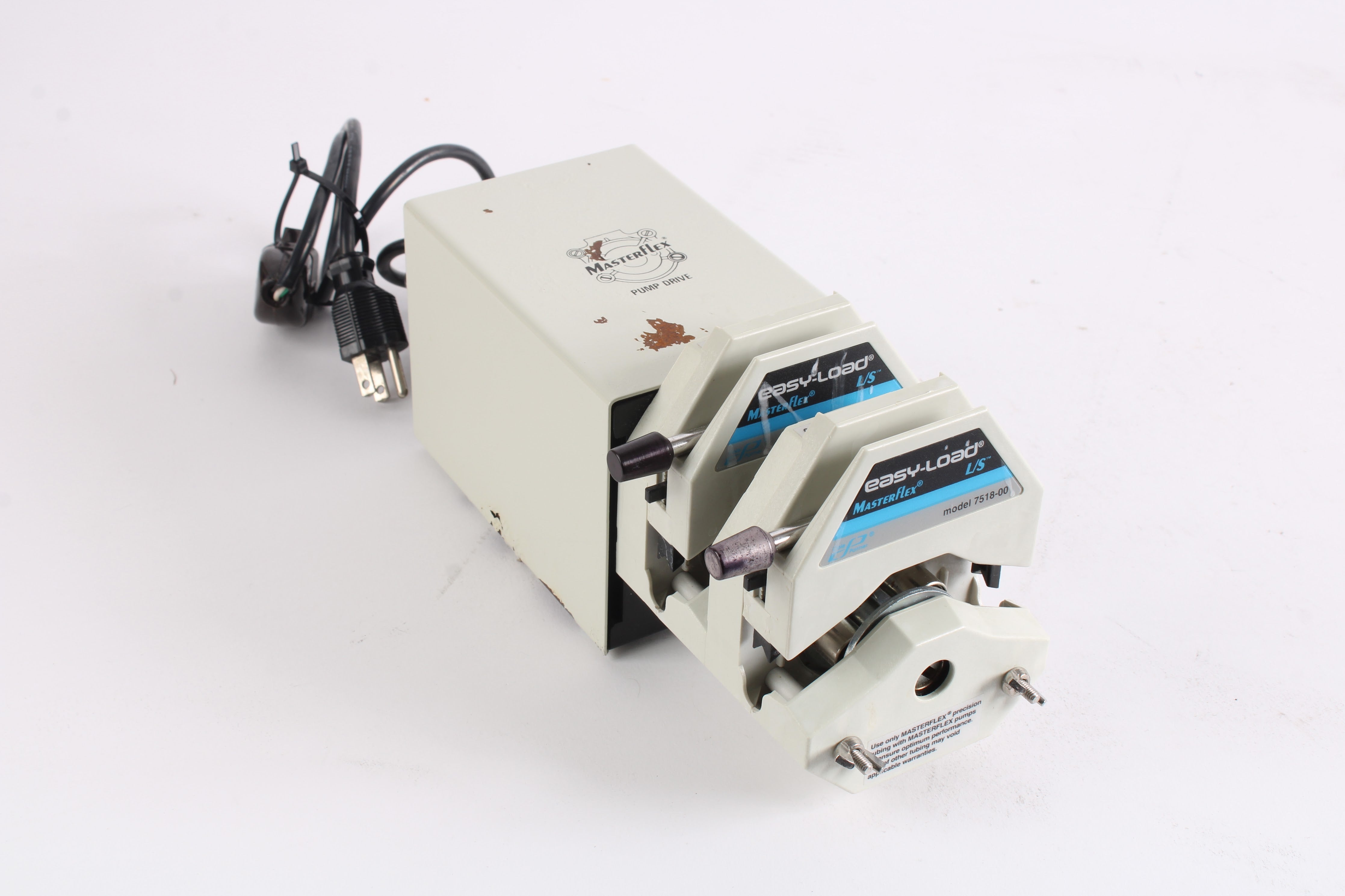 Cole Palmer Master Flex Pump Drive W/ 2x Master Flex Easy-Load Head 75 – NTC Tech