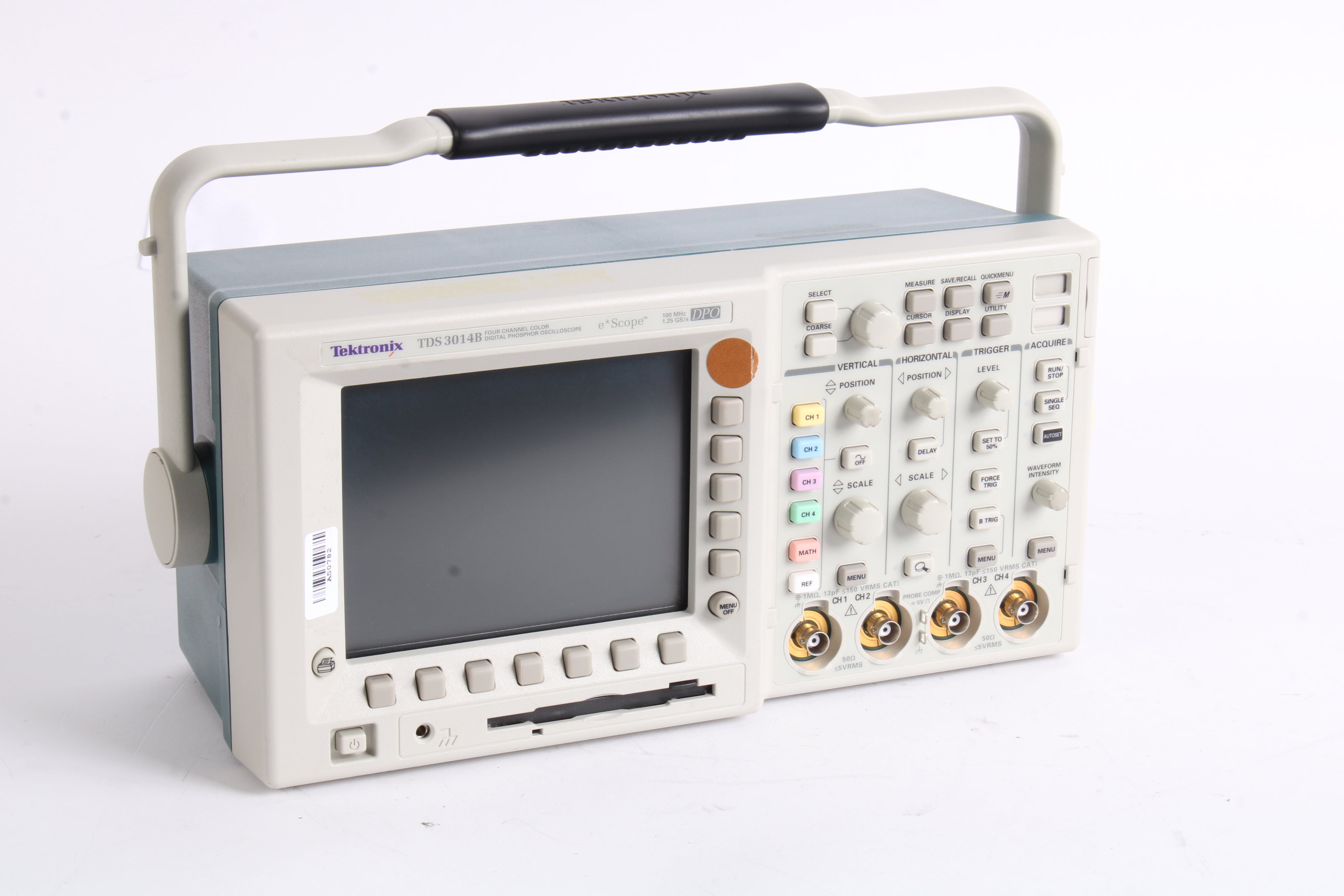 Tektronix TDS 3014B Four Channel Color Digital Phosphor Oscilloscope – NTC Tech