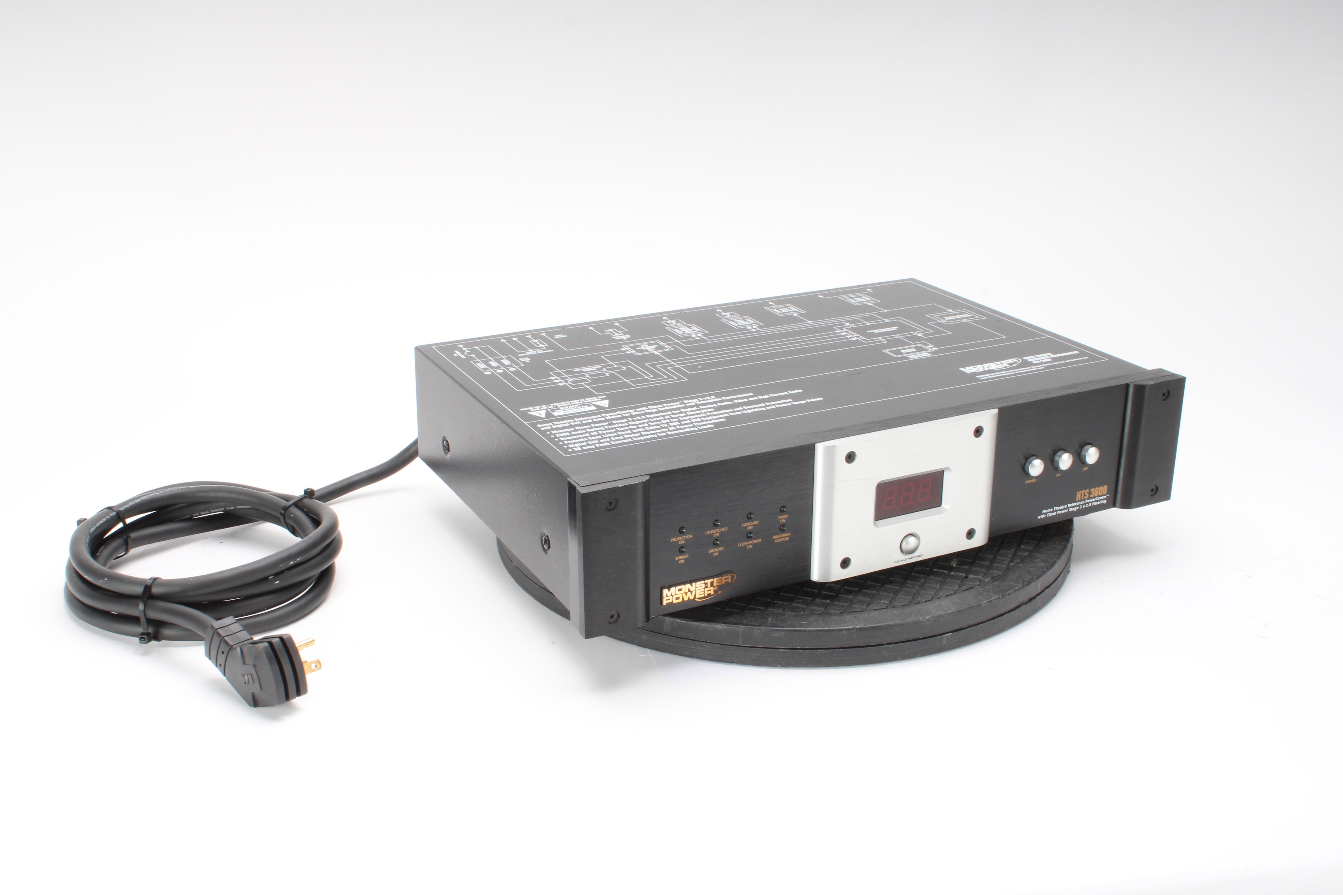 Monster HTS 3600 10-Outlet Power Center with Stage 3 V2.0 Clean Power ...