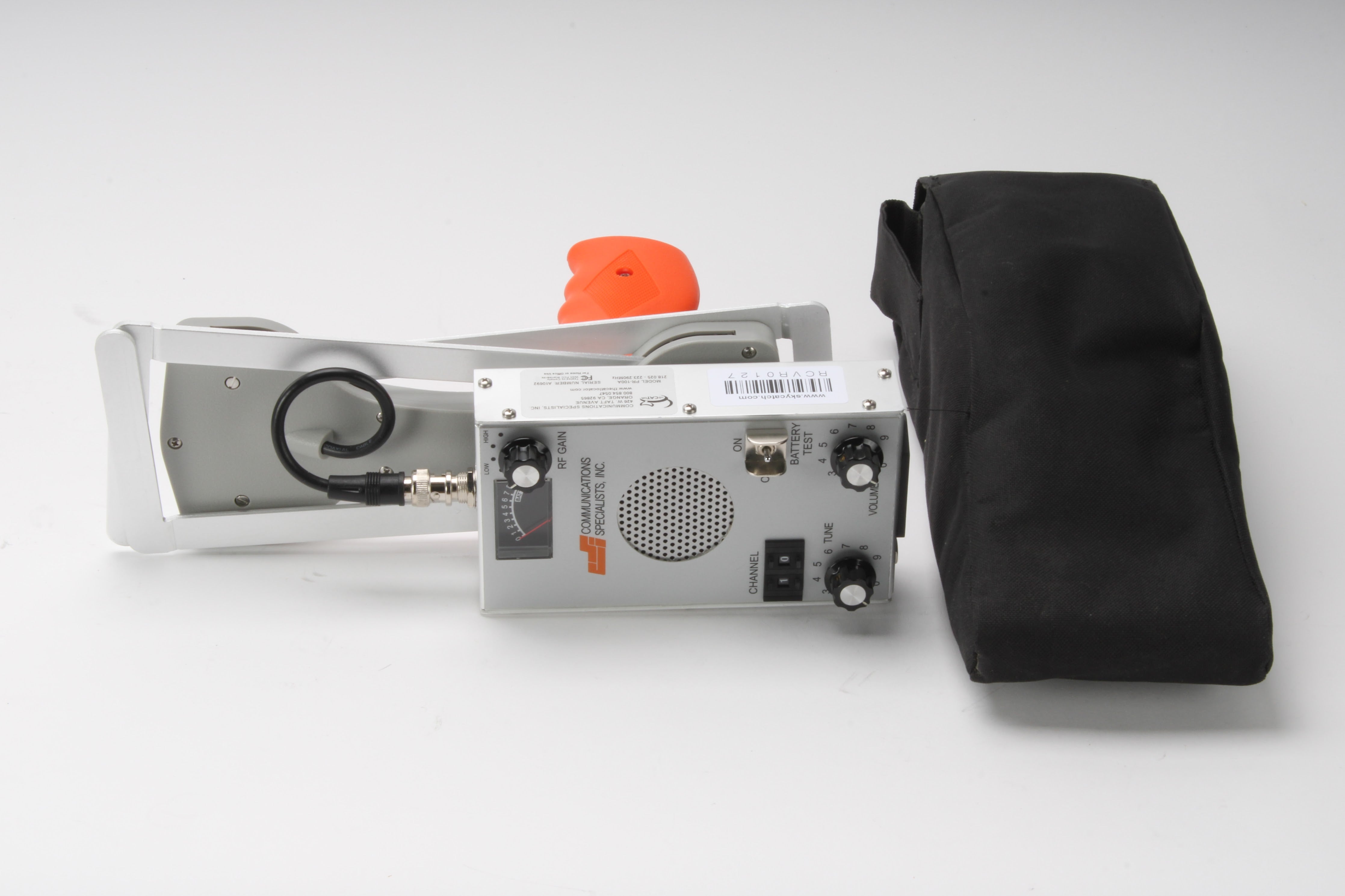 Communications Specialists PR-100A Radio Receiver With Case & Detachab ...
