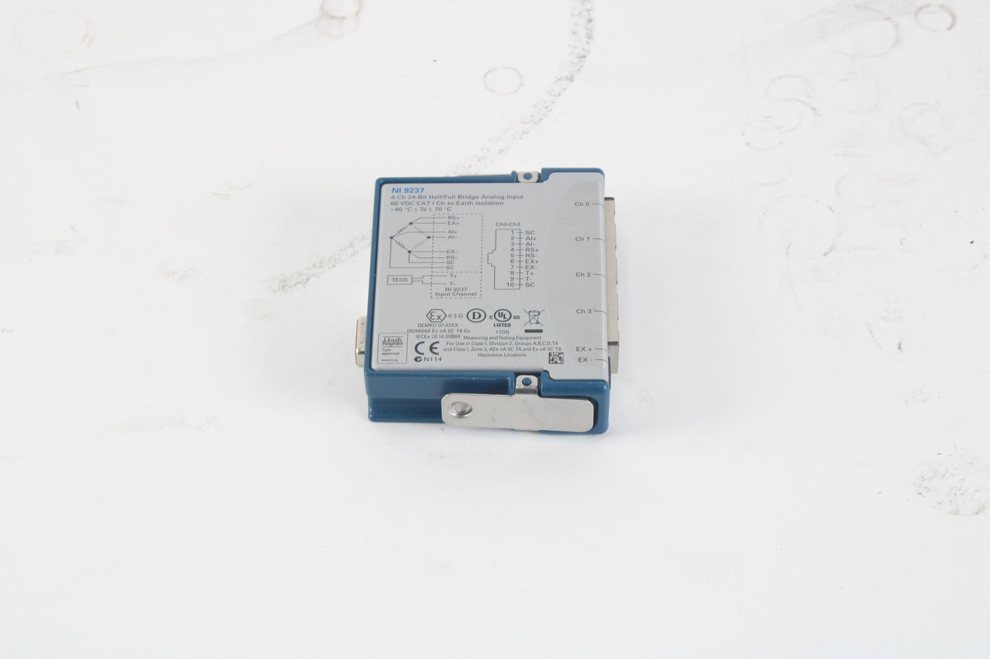 National Instruments NI 9237 4-Ch 24-Bit Half/Full Bridge Analog Input – NTC Tech