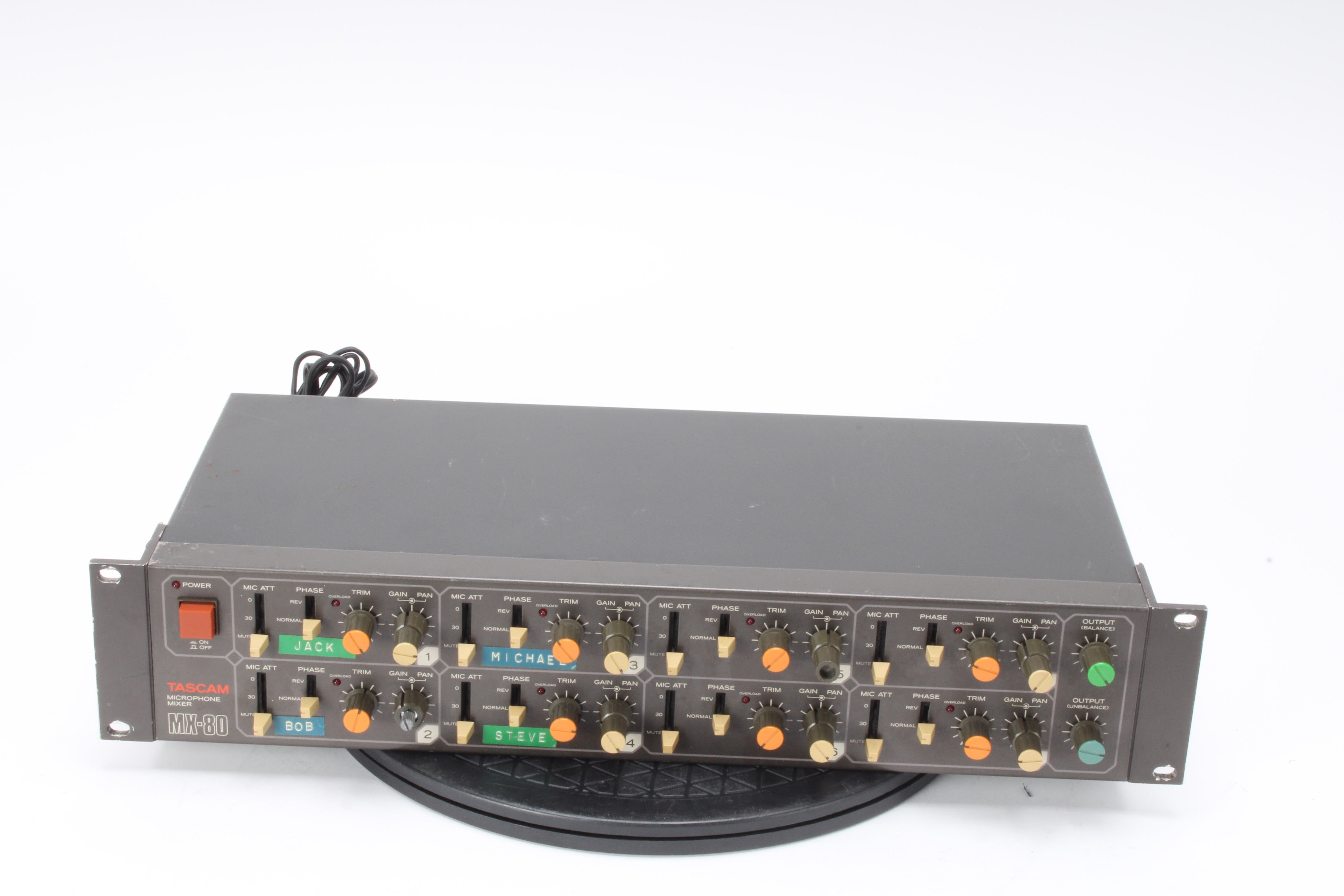 Tascam MX-80 Microphone Mixer - Grade D - Missing Knob Cover – NTC Tech