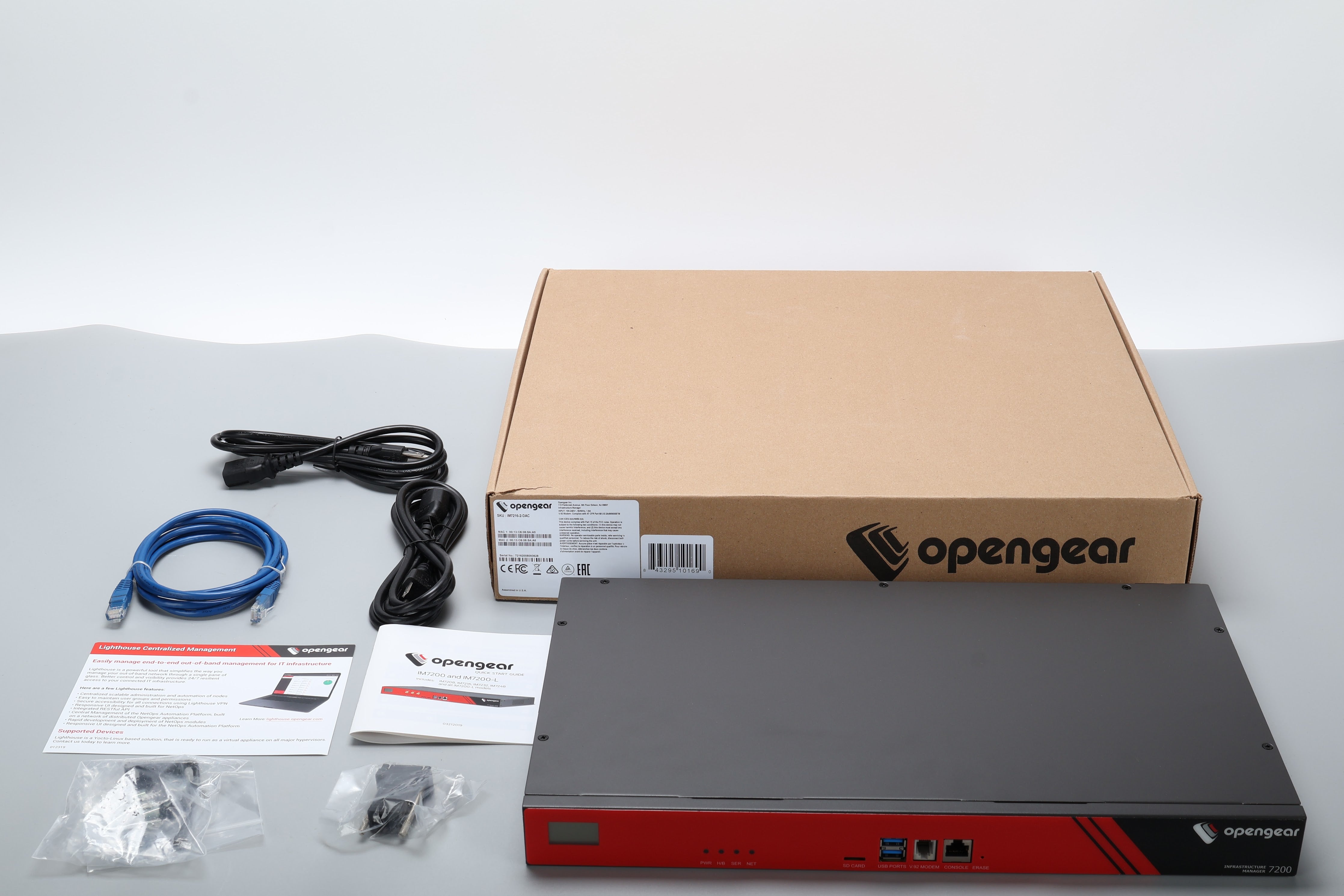 Opengear IM7216-2-DAC-US 16 Port Secure Console Server With Accessorie ...