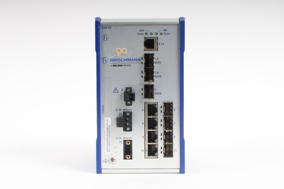 Hirschmann RSP35 Managed Industrial Power Rail Switch – NTC Tech