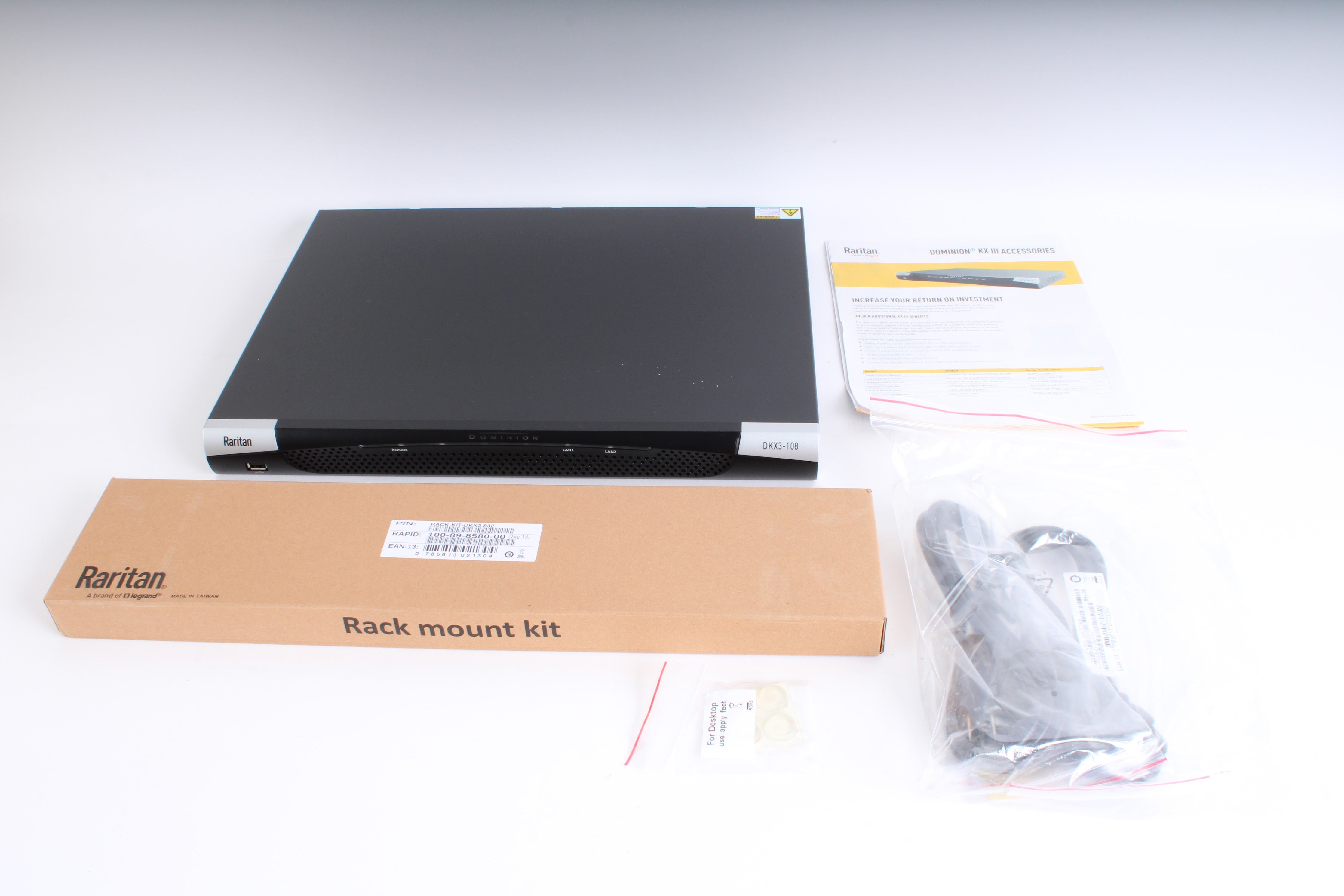 Raritan DKX3-108 Dominion KX III KVM Switchbox - New Open Box – NTC Tech