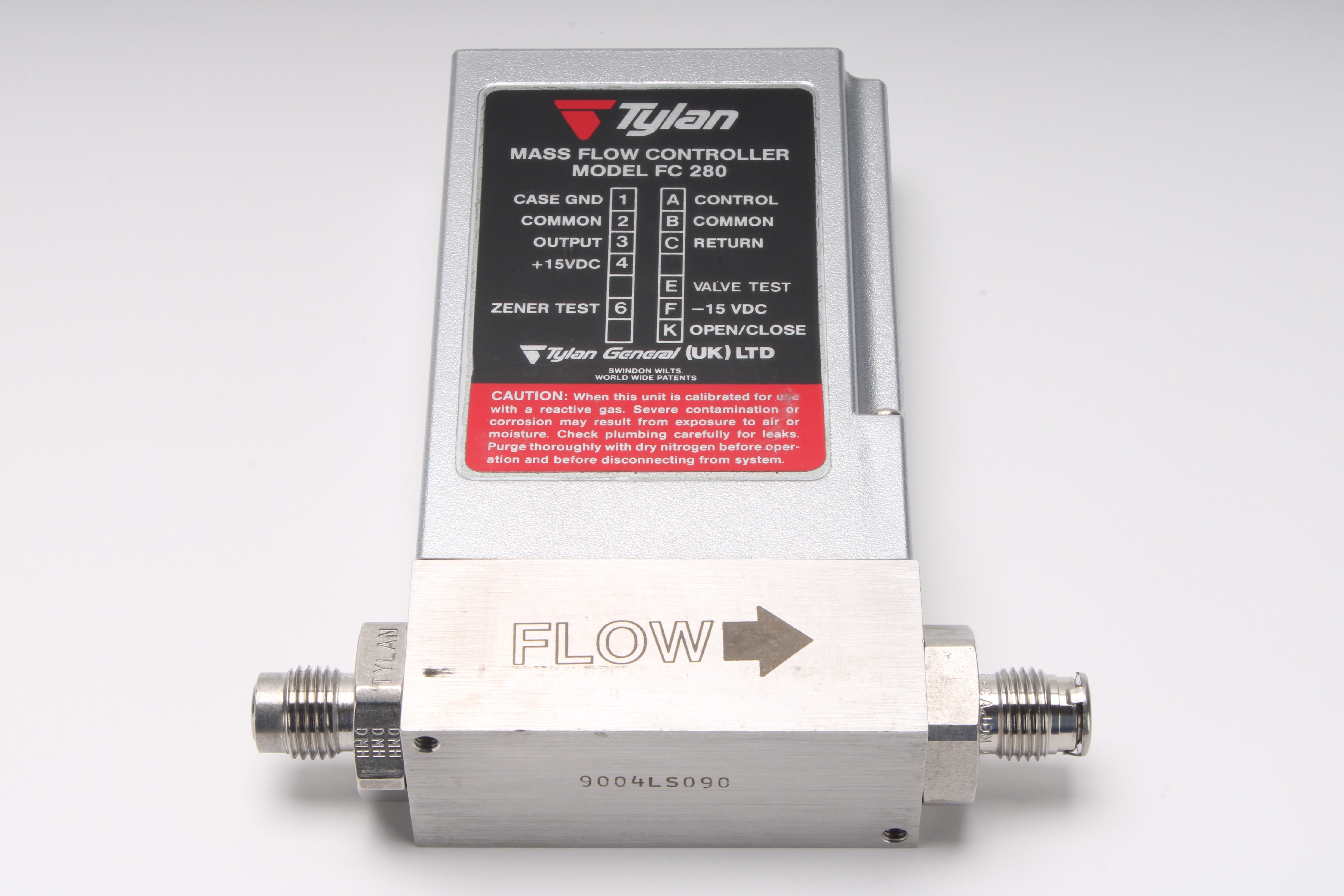 Tylan FC-280KZ 3 SLPM N2 Mass Flow Controller – NTC Tech