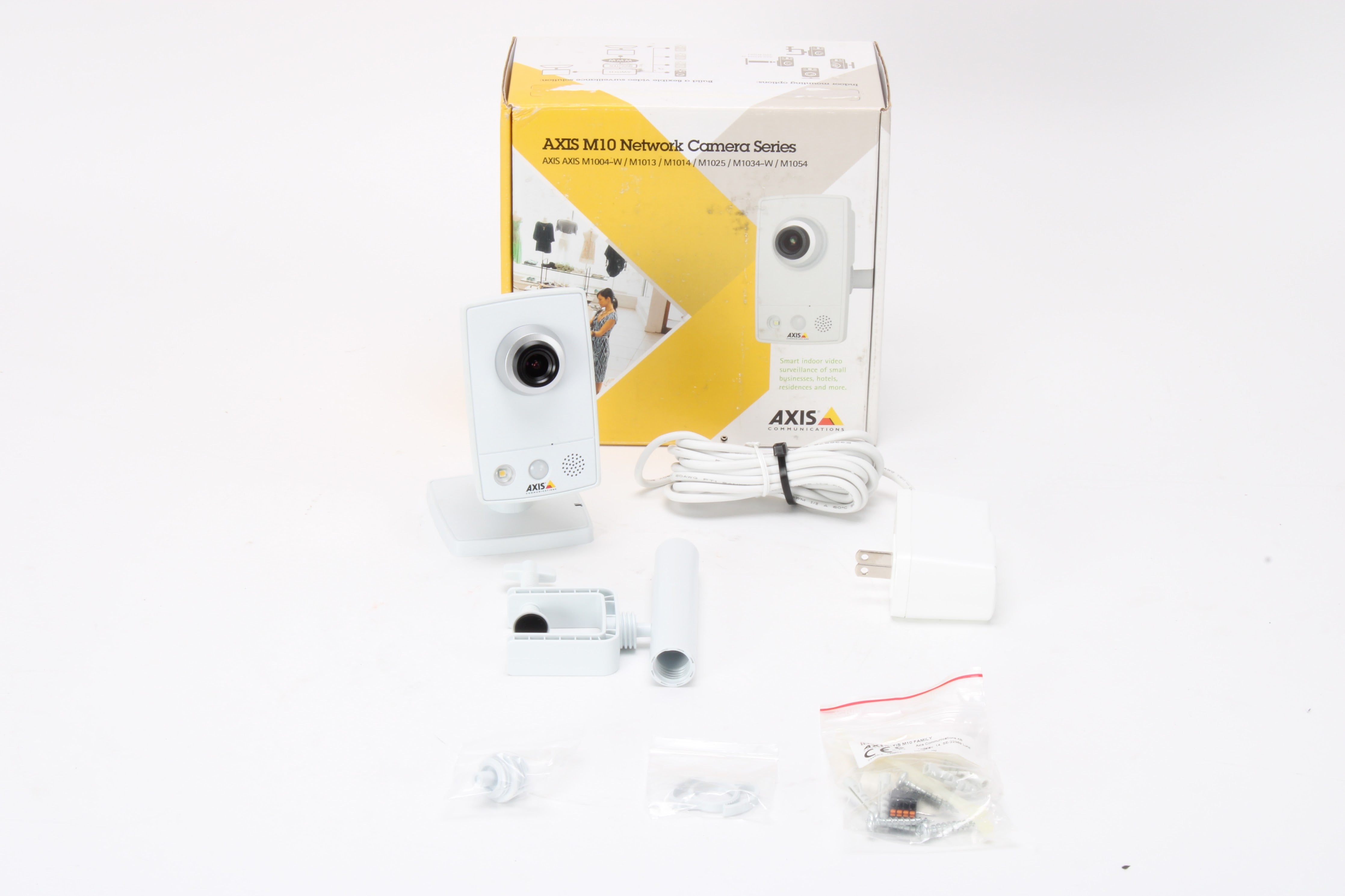 Axis Communications M1054 PoE Network IP Camera 0338-001-04 With Acces ...