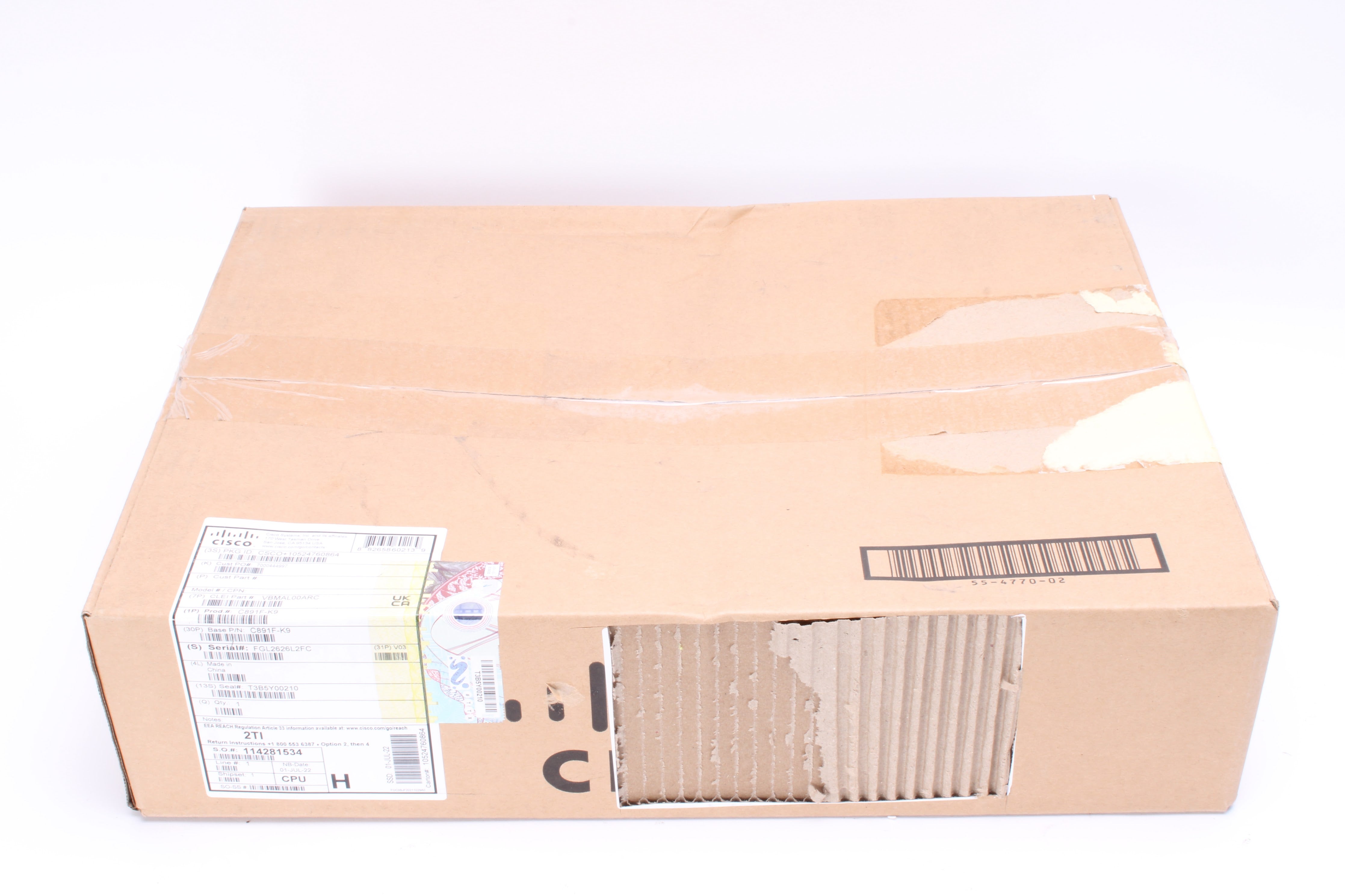 Cisco 891F Gigabit Ethernet Security Router with SFP C891F-K9 - NEW ...