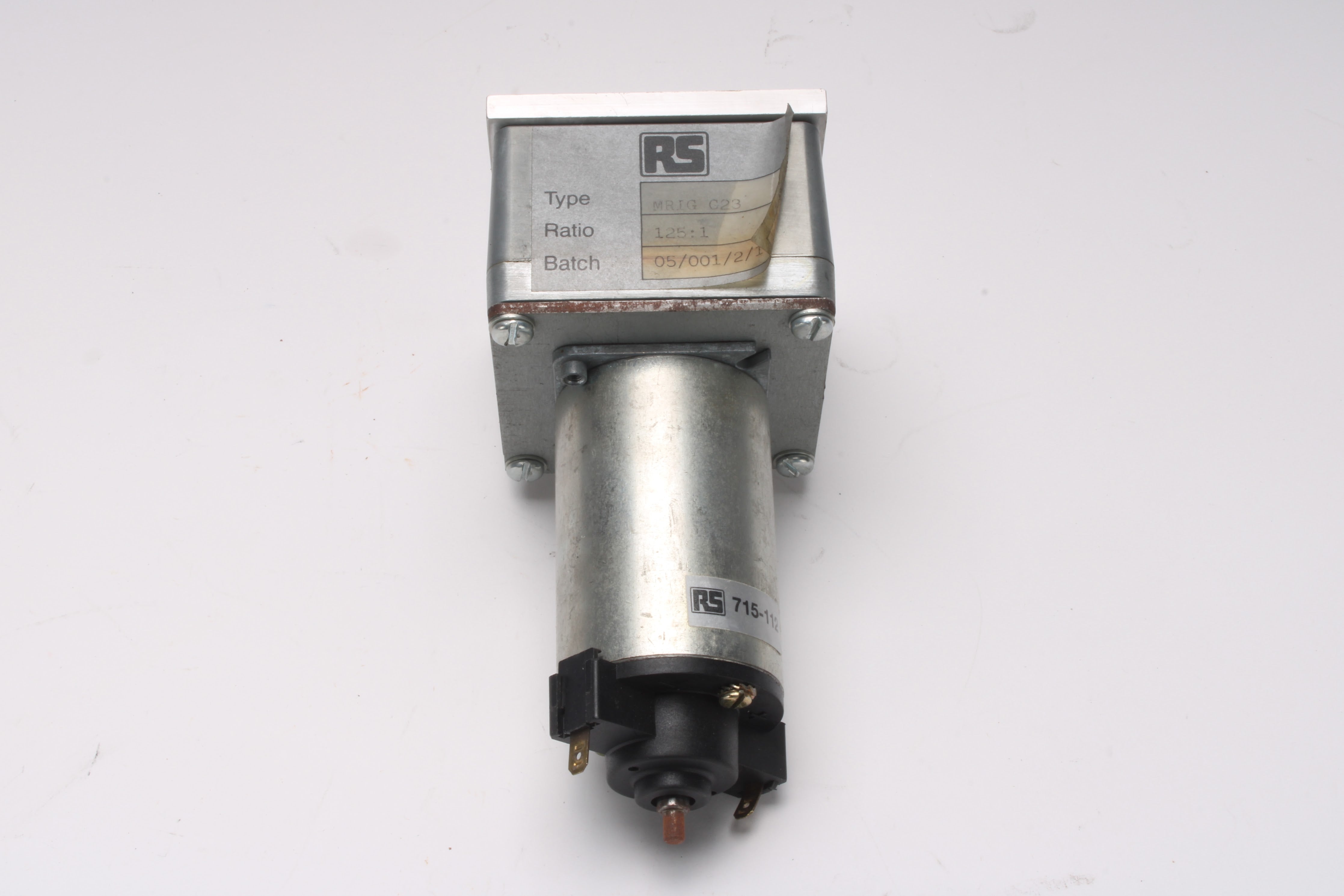 RS MRIG G23 125:0 Ratio / 715-112 Stepper Motor - Fair Condition – NTC Tech