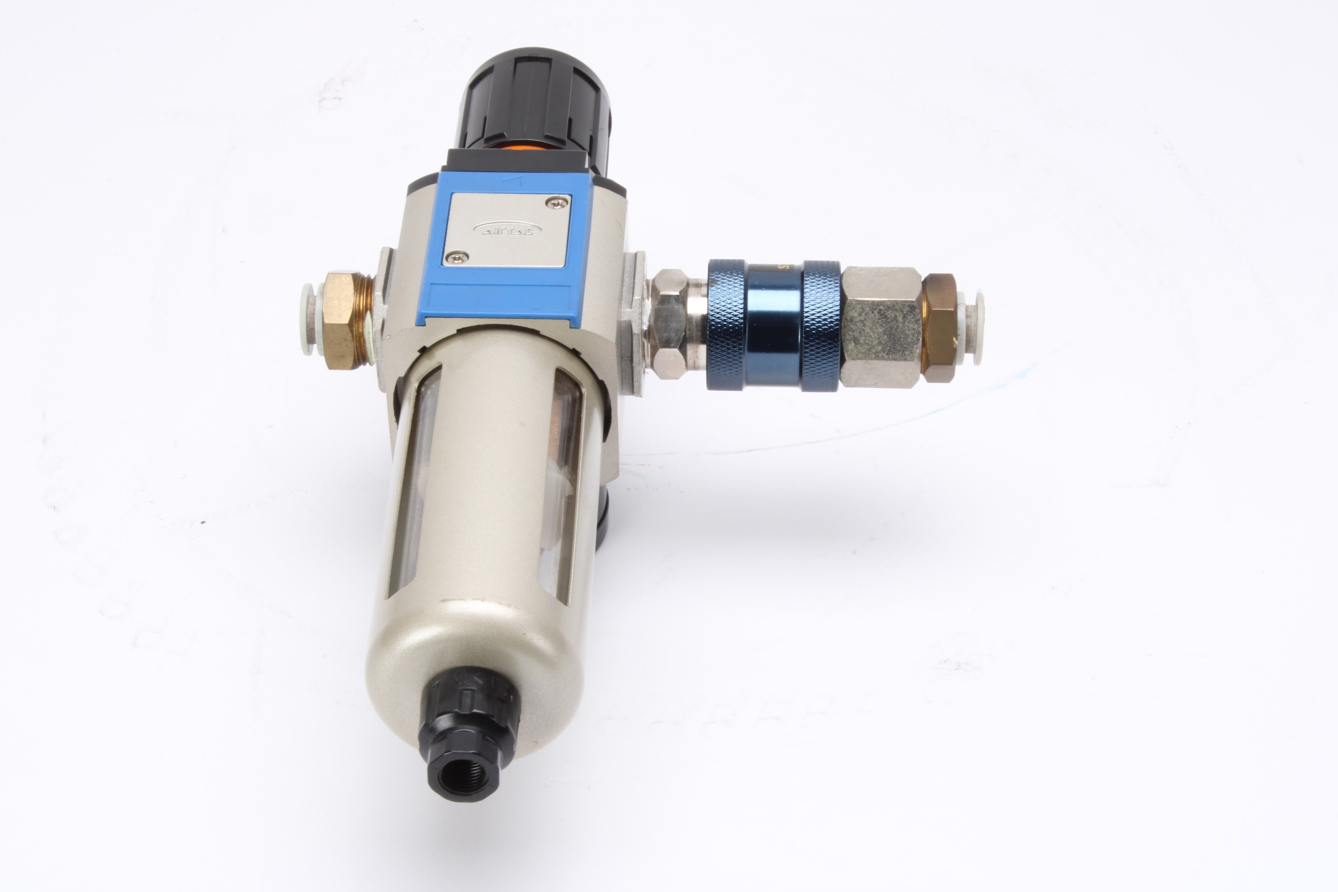 Airtac GFR300-15 Filter With Regulator and STNC SH-15 Hand Slipping Va ...