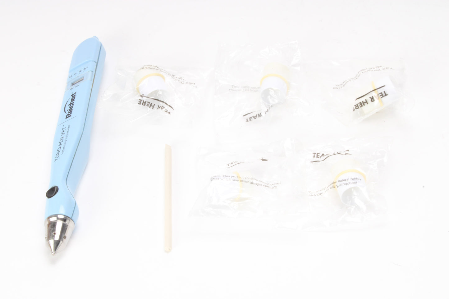 Reichert 230588V Tono-Pen Vet Veterinary Tonometer With 5 Tip Covers ...