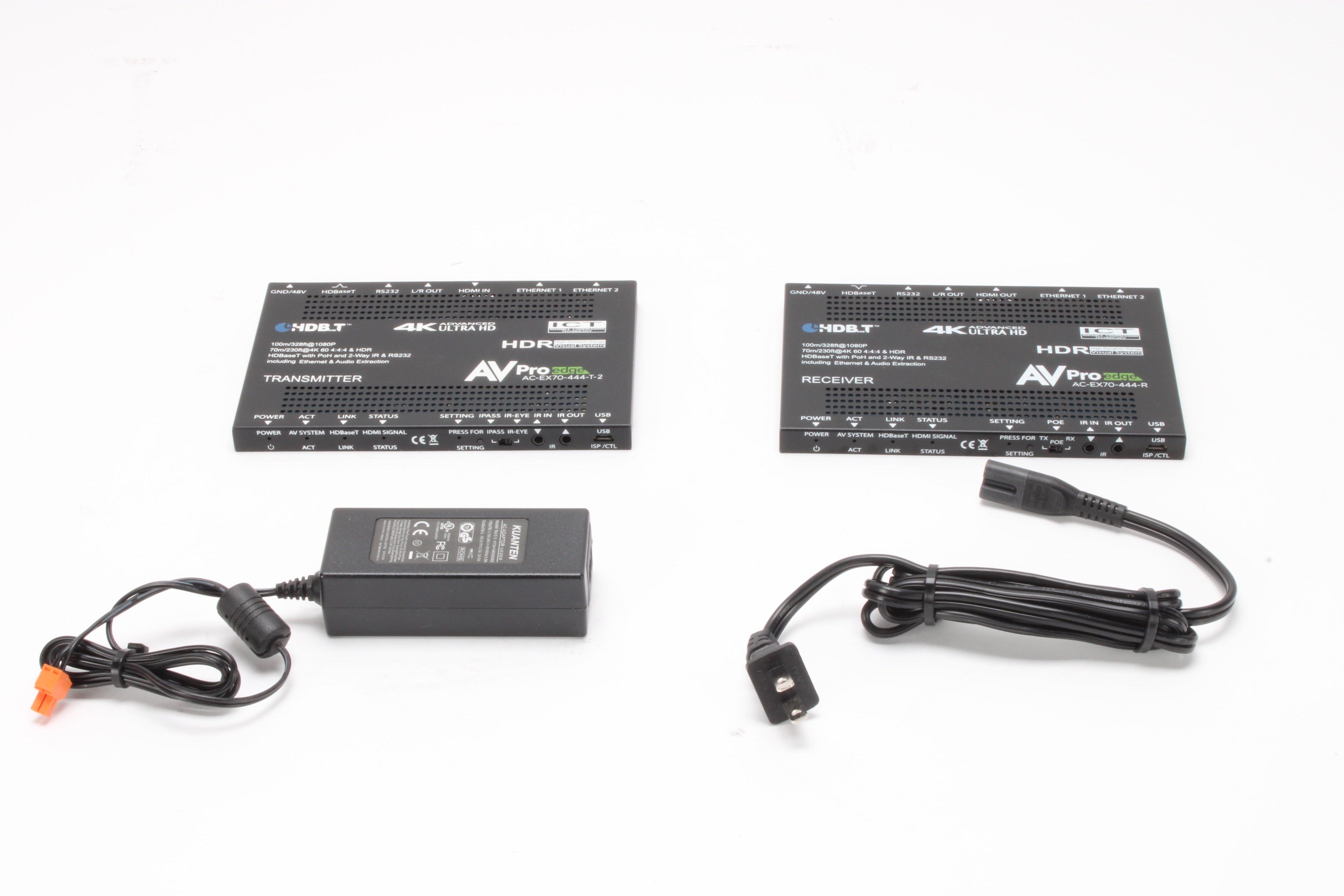 AVPro Edge AC-EX70-444-T-2 & AC-EX70-444-R 4K HDMI HDBaseT Extender 70 – NTC Tech