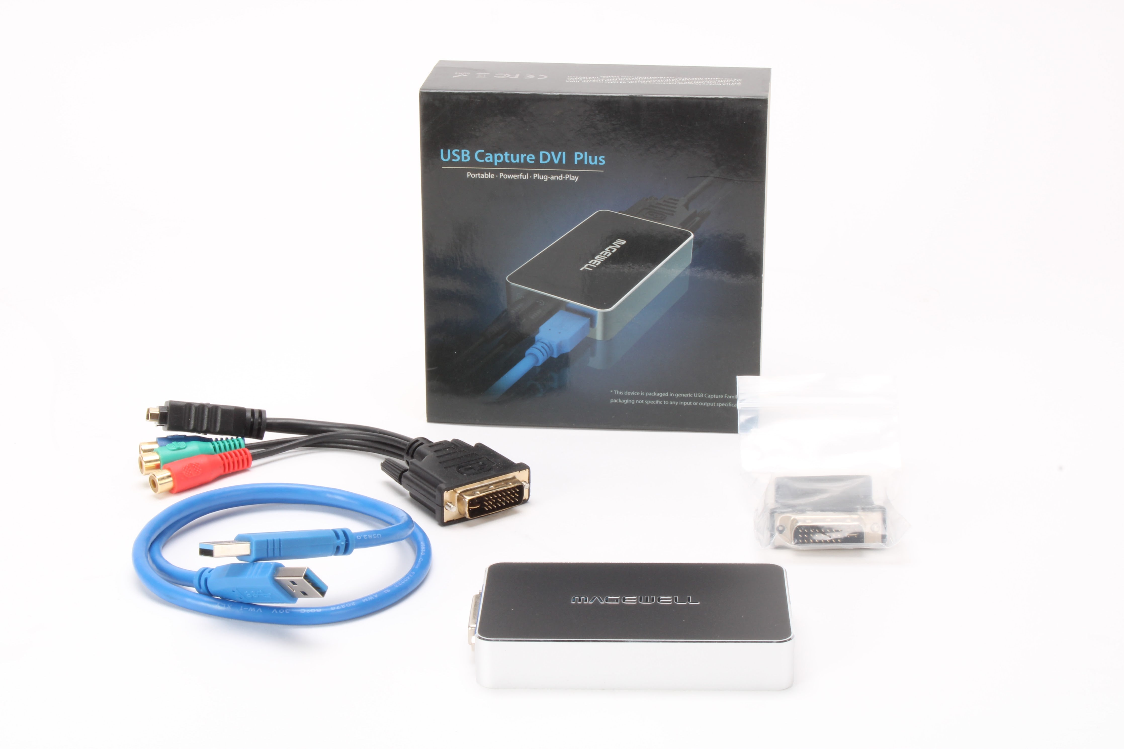 Magewell 32080 USB Capture DVI Plus External Capture Card With Accesso ...