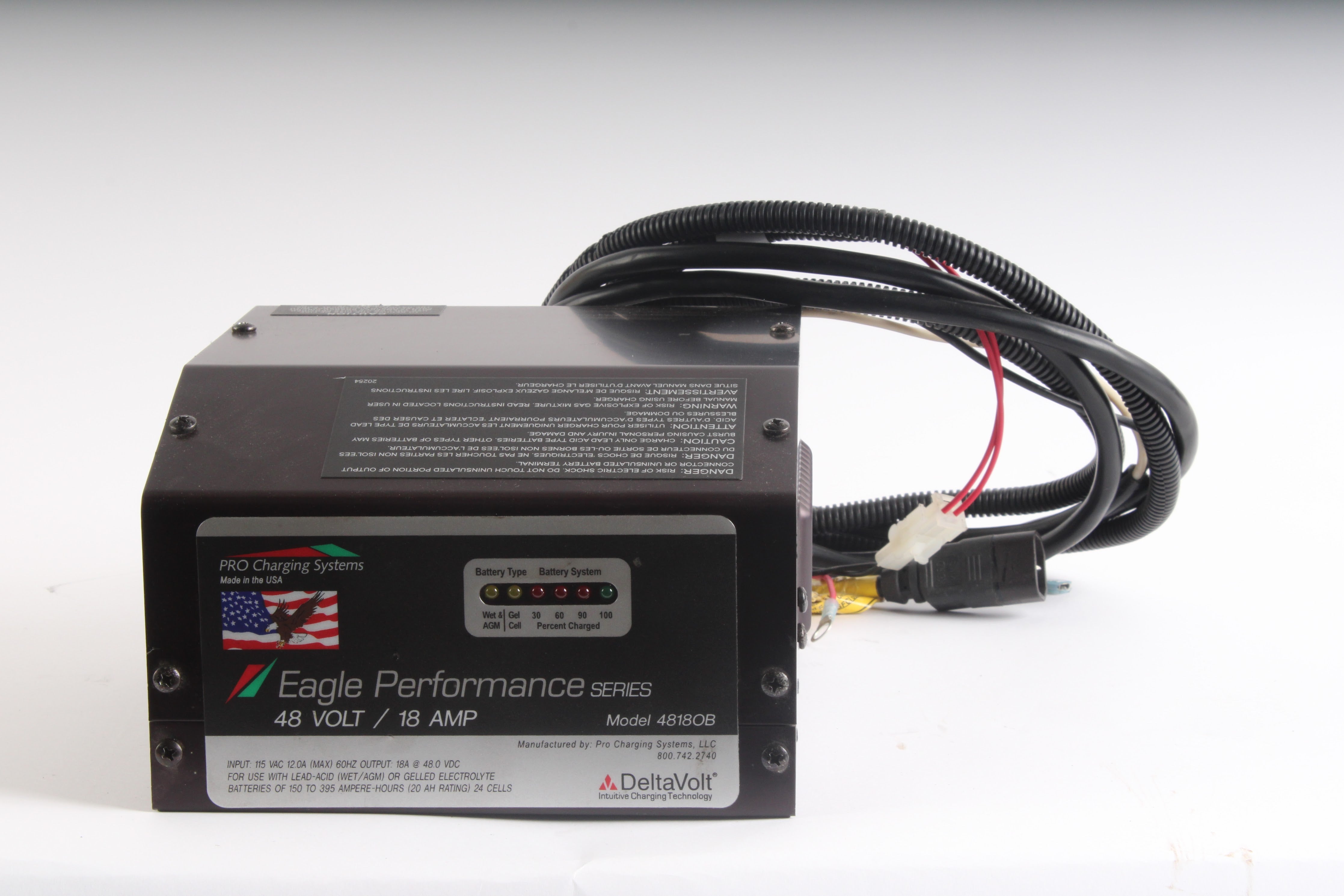DeltaVolt 4818OB Eagle Performance 48 Volt / 18 Amp Pro Charging Syste – NTC Tech