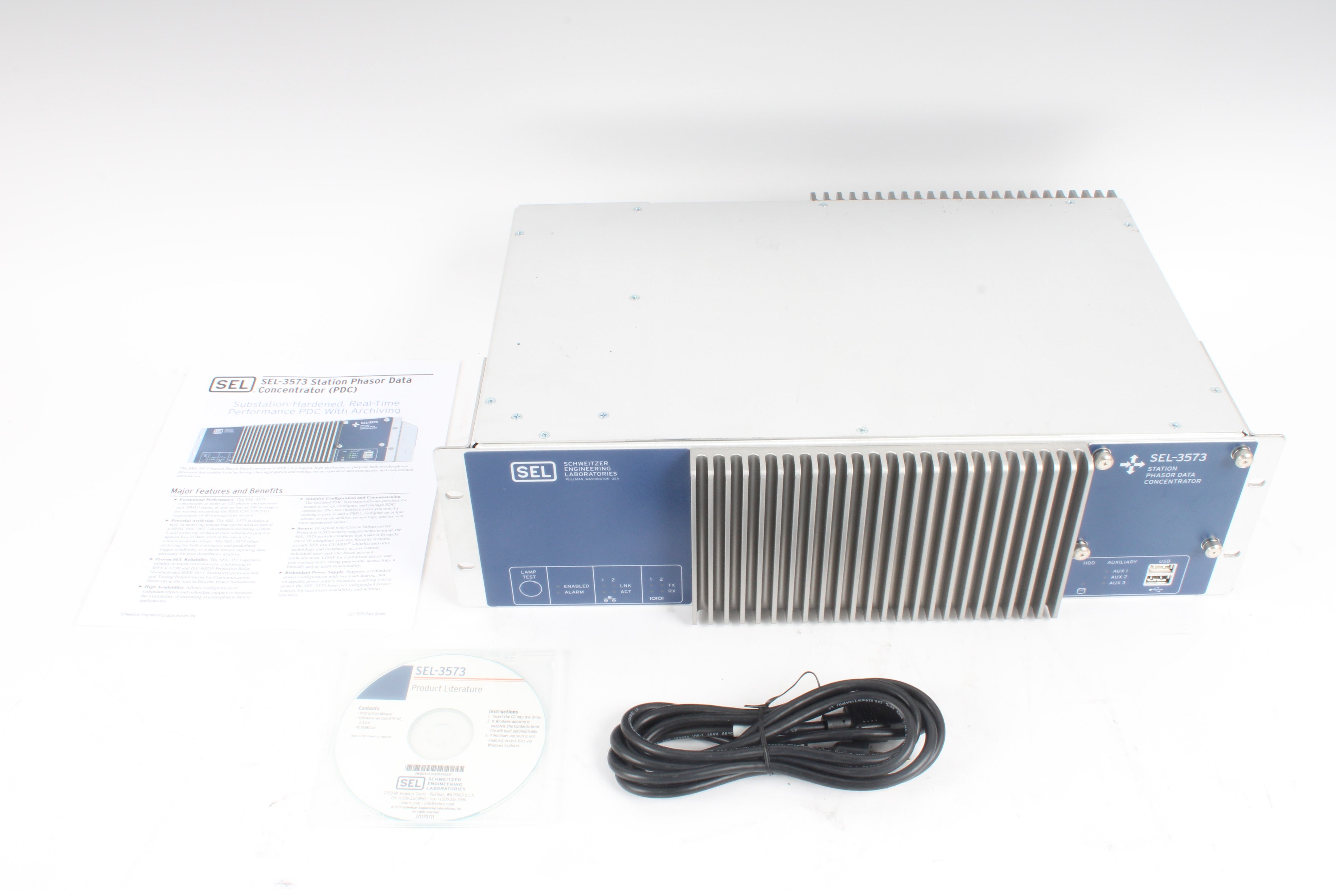 Schweitzer Engineering Laboratories SEL-3573 Station Phasor Data Conce ...